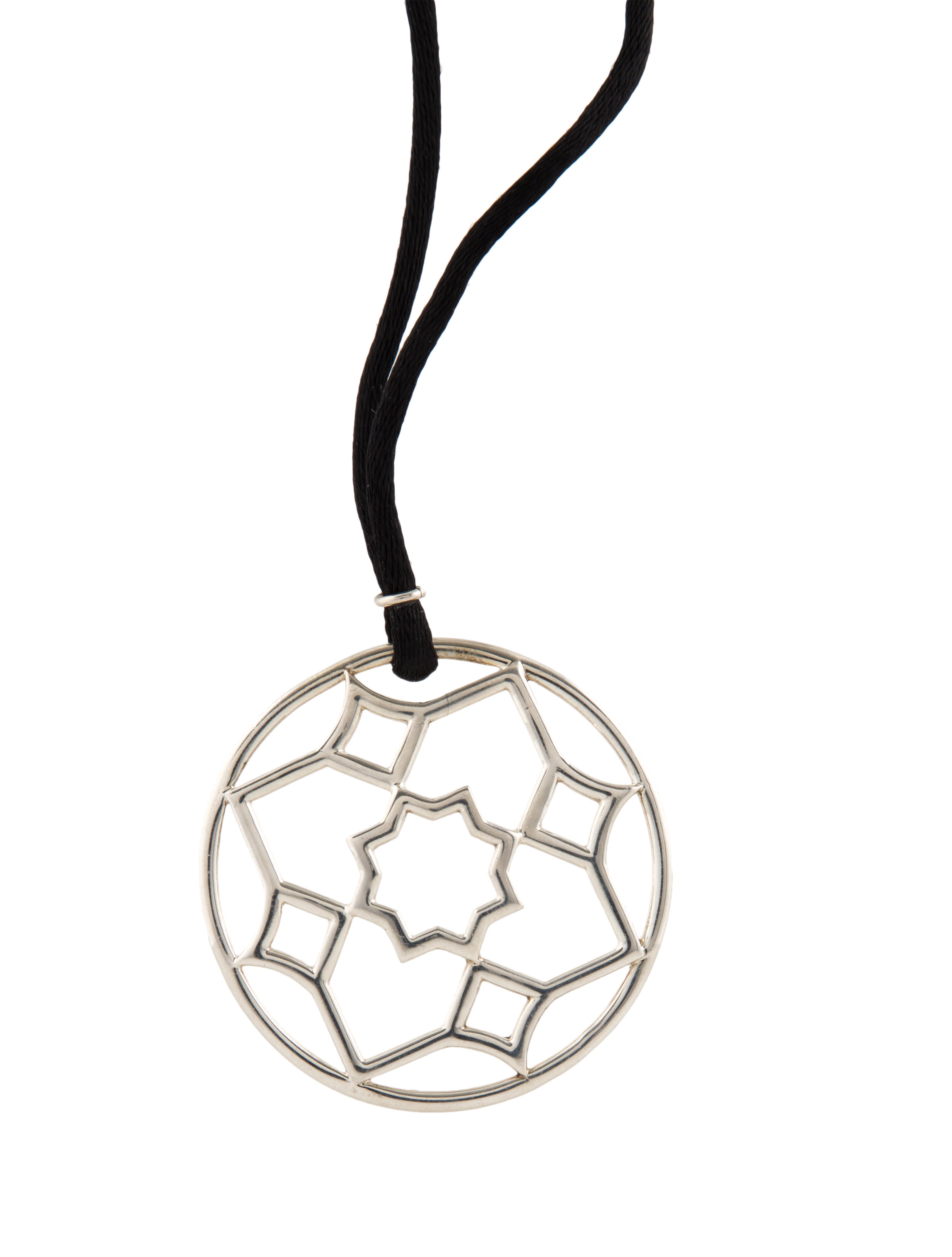 Tiffany & Co. Marrakesh Zellige Open Pendant Necklace - Sterling Silver ...