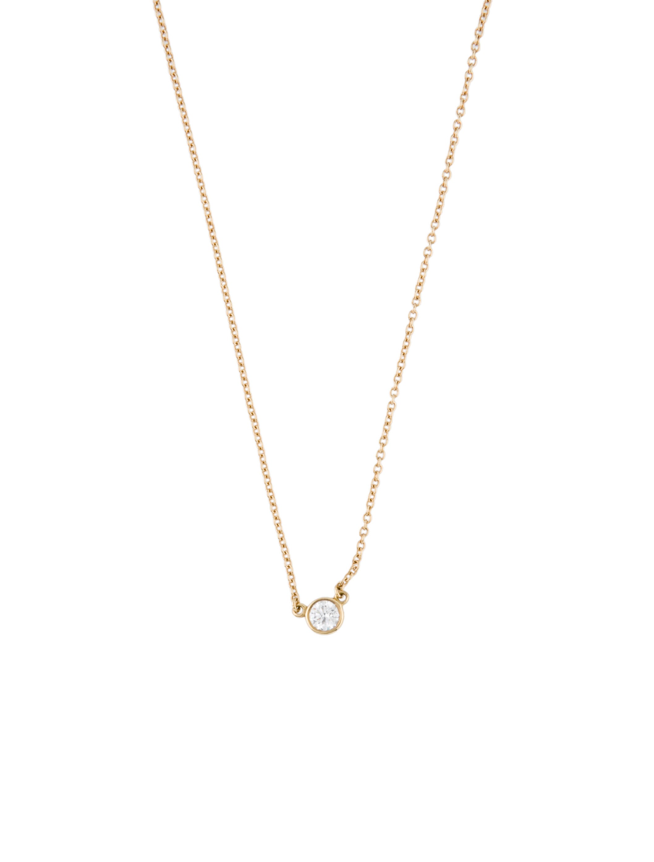 Tiffany & Co. 18K Diamond Elsa Peretti® Diamonds by the Yard® Pendant ...
