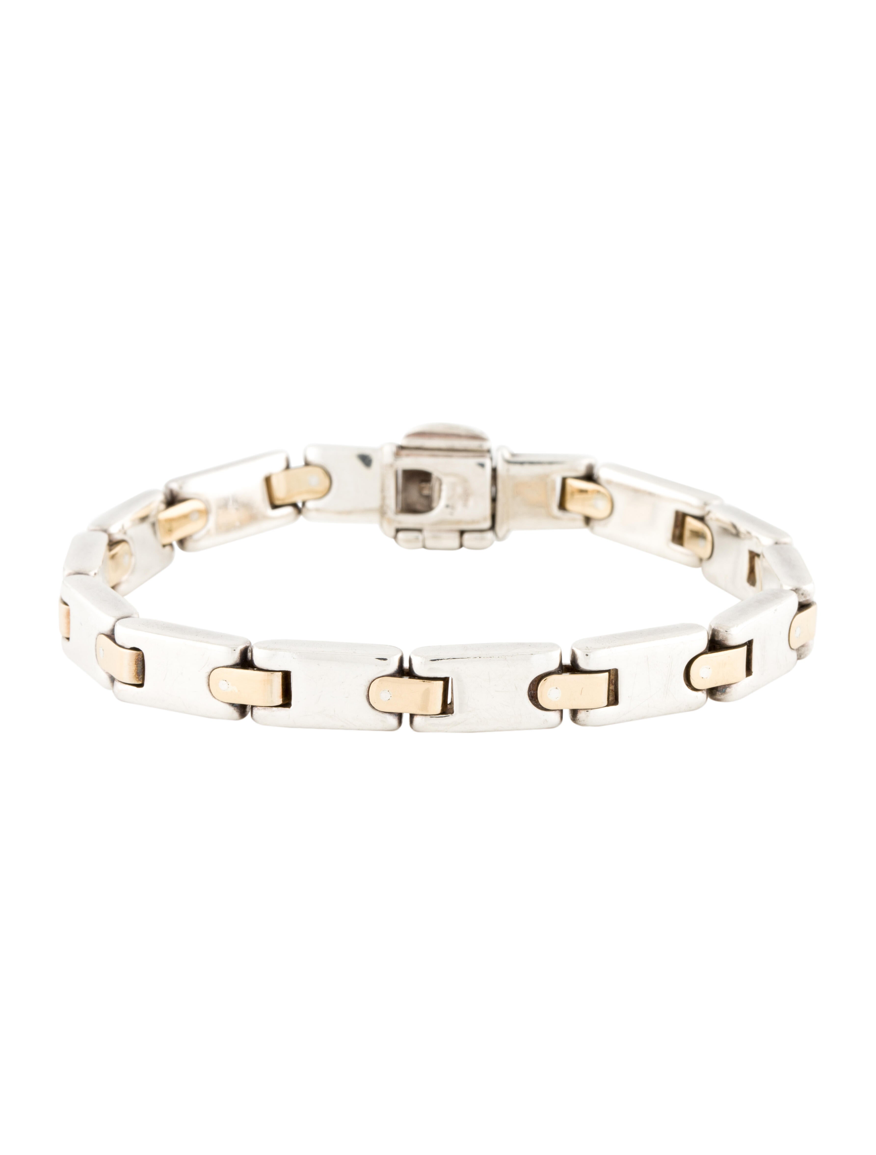 Tiffany & Co. Vintage Rectangle Link Bracelet - Sterling Silver Link ...