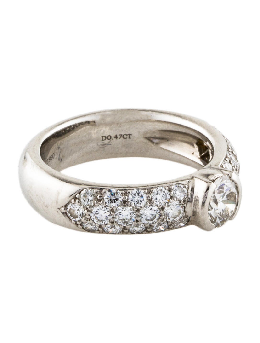 Ring Platinum 1.01ct Round Brilliant Engagement Ring - 950 Platinum ...