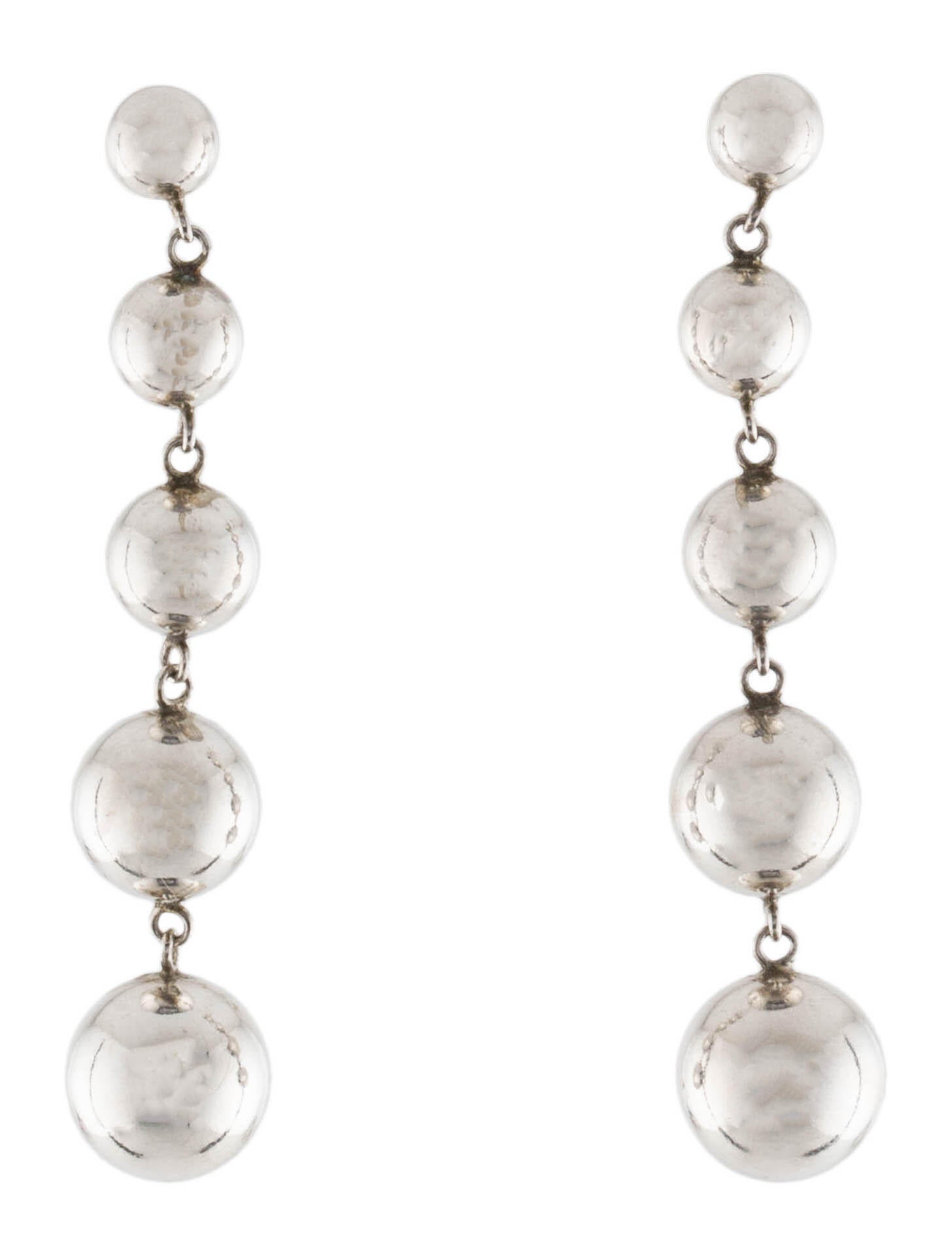 Tiffany & Co. HardWear Graduated Ball Drop Earrings - Sterling Silver ...
