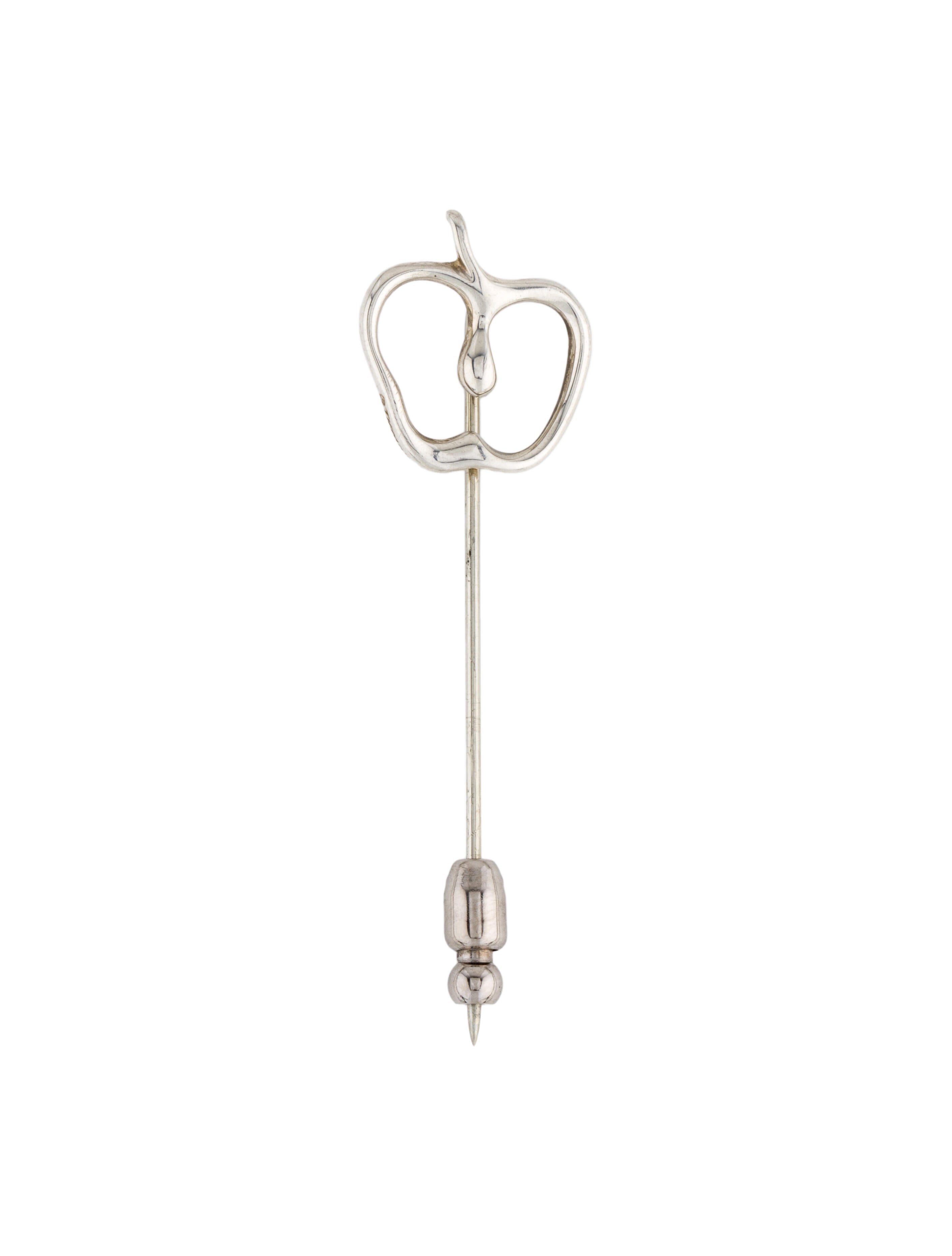 Tiffany & Co. Vintage Elsa Peretti Apple Stick Pin - Sterling Silver ...