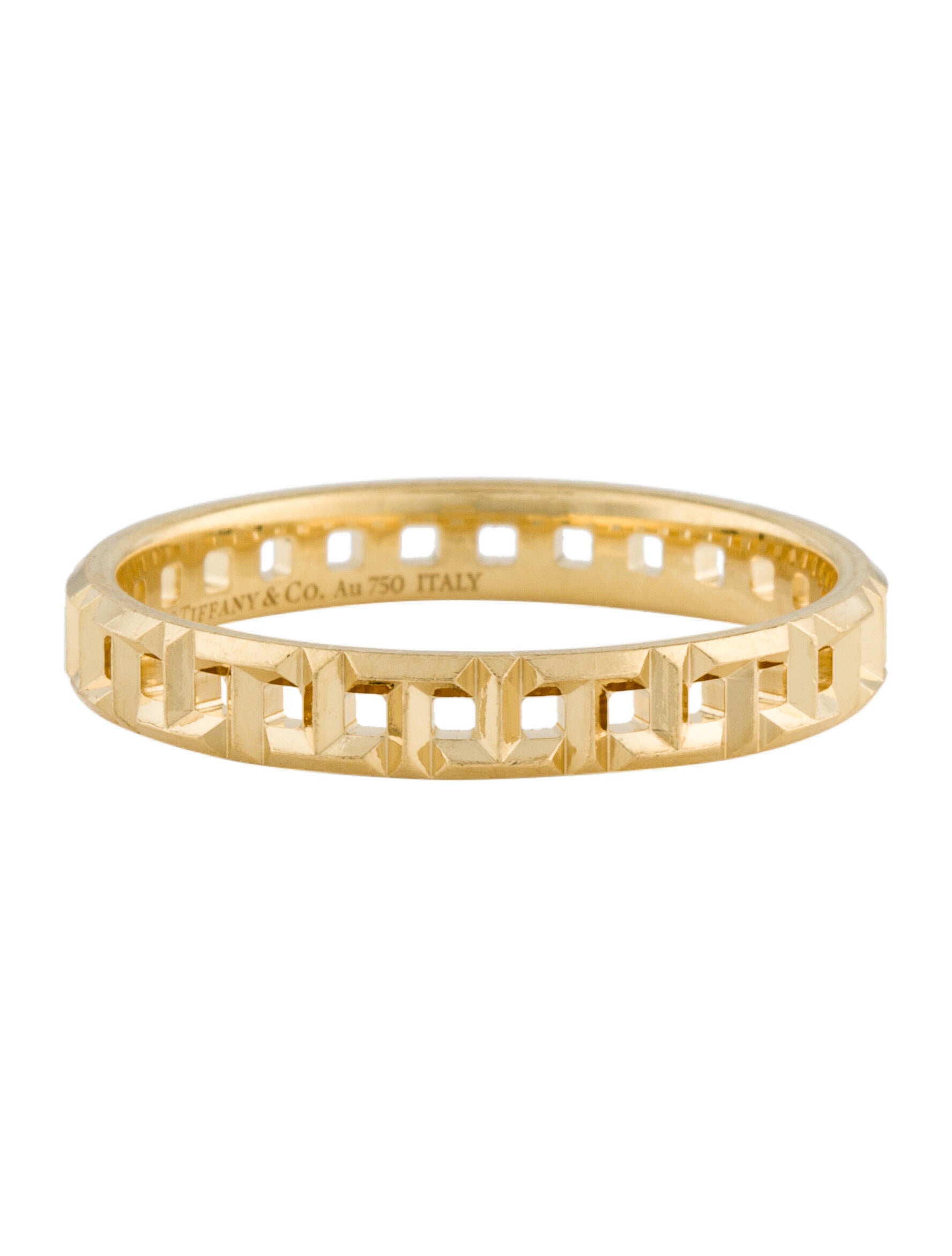 Tiffany & Co. 18K True Narrow Ring - 18K Yellow Gold Band, Rings ...