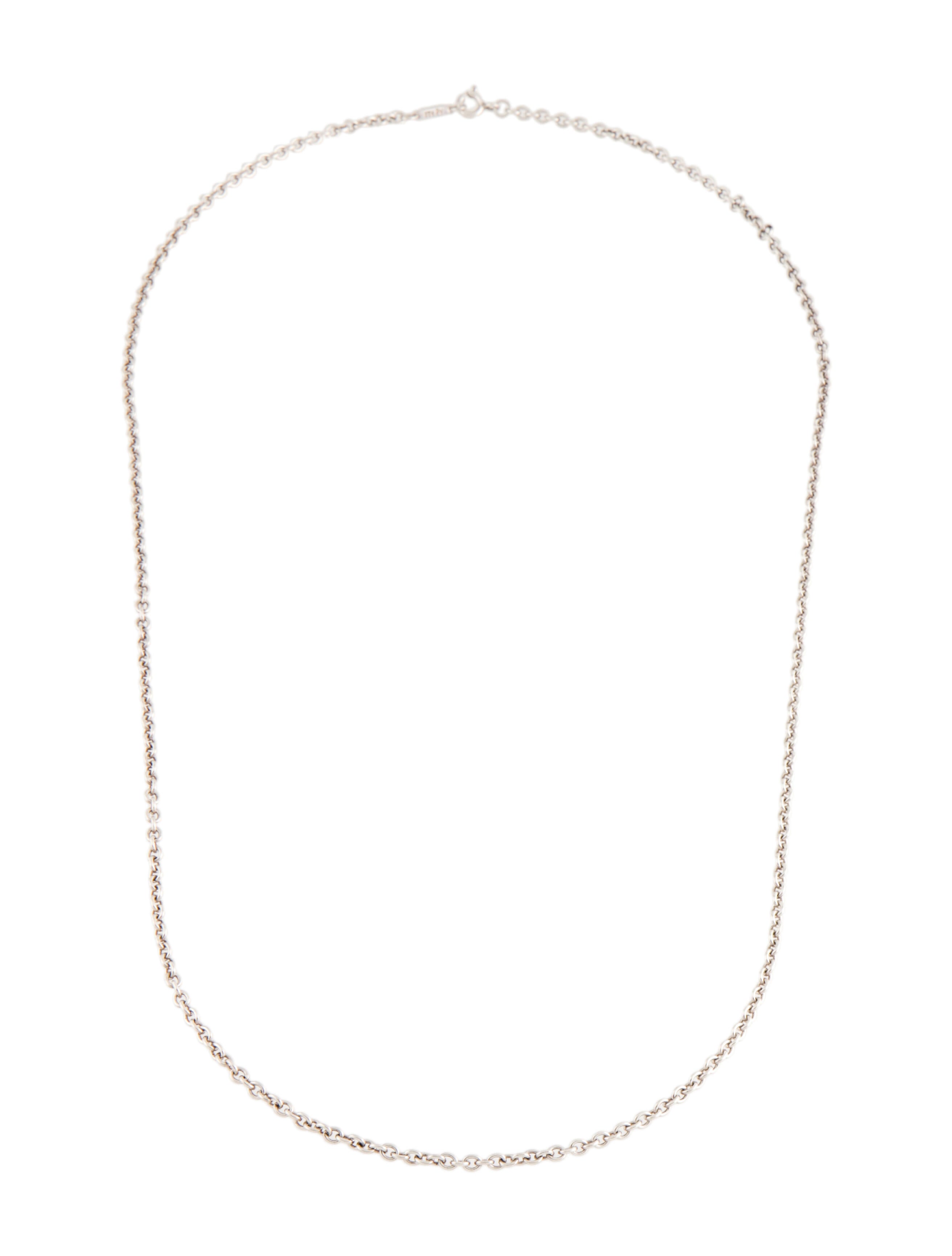 Tiffany & Co. Chain Necklace - Sterling Silver Chain, Necklaces ...