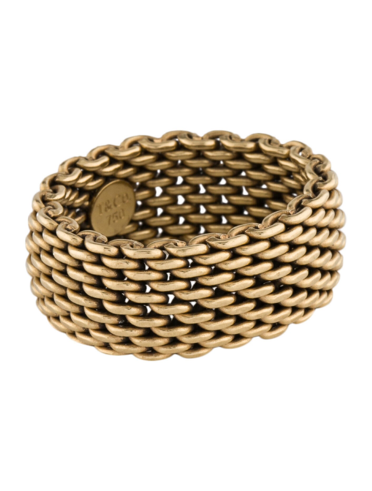 Ring 14K Diamond Slider Band - 14K Yellow Gold Band, Rings ...