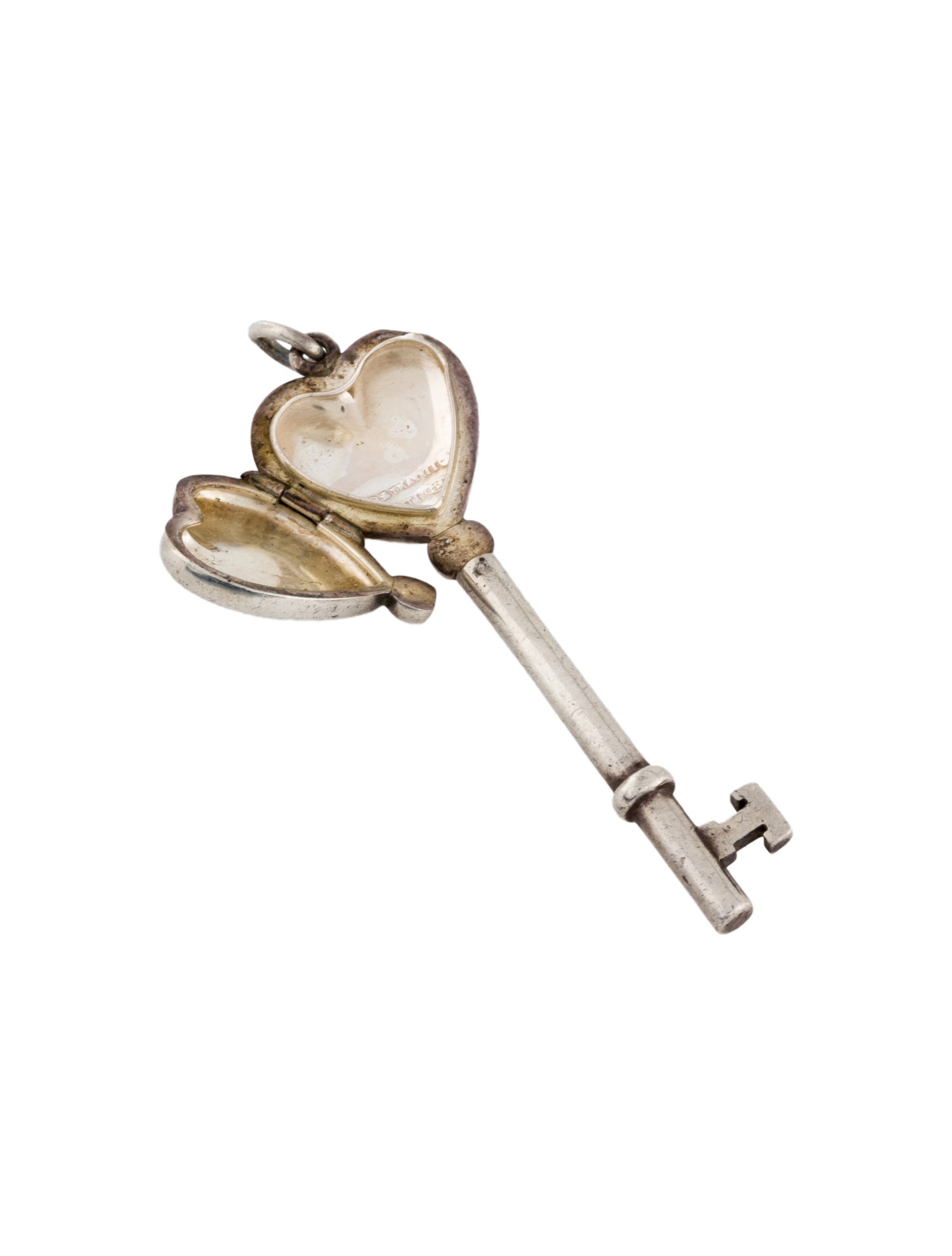 Tiffany & Co. Heart Locket Key Pendant - Sterling Silver Pendant ...