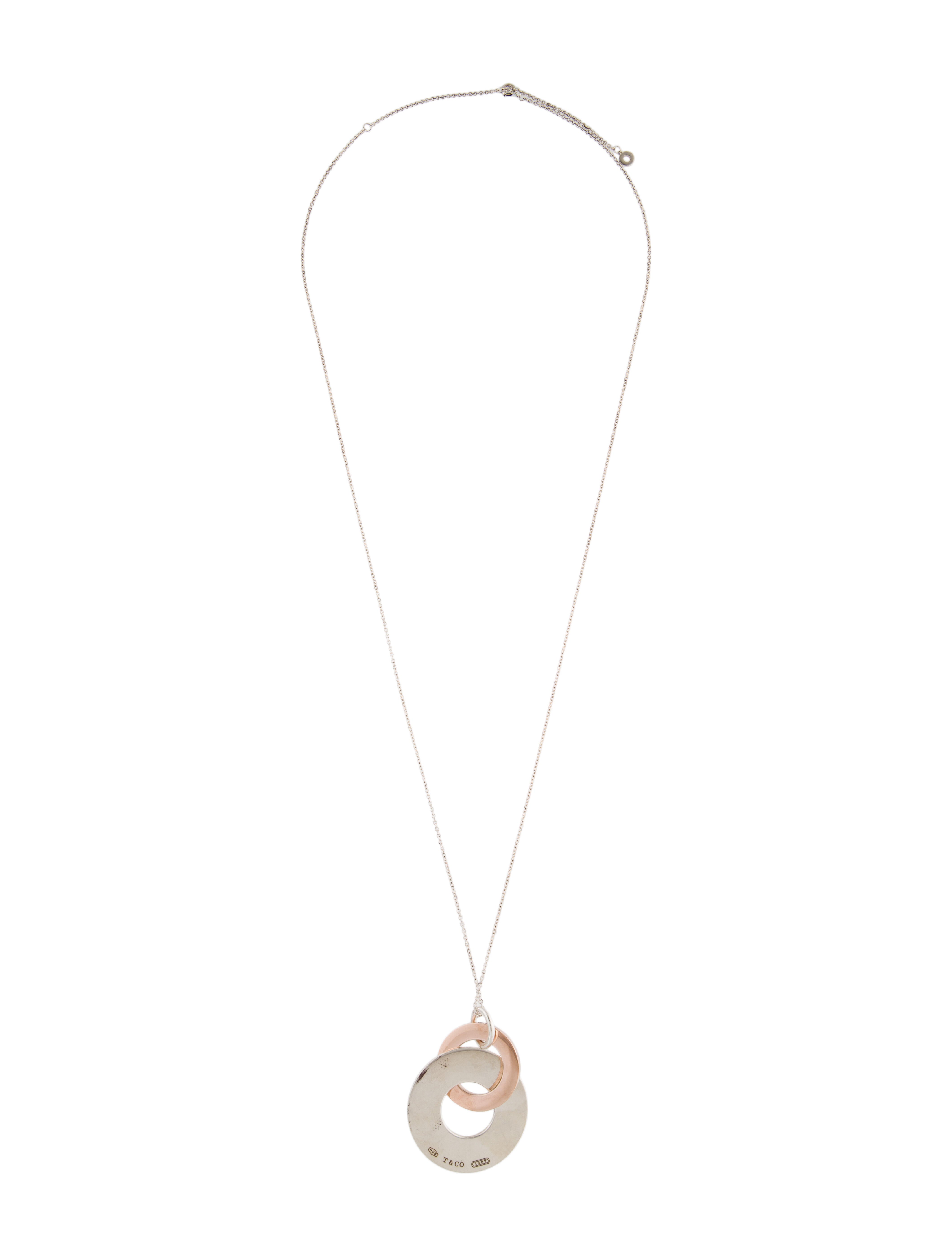 Tiffany & Co. Open Circle Pendant Necklace - Sterling Silver Pendant ...