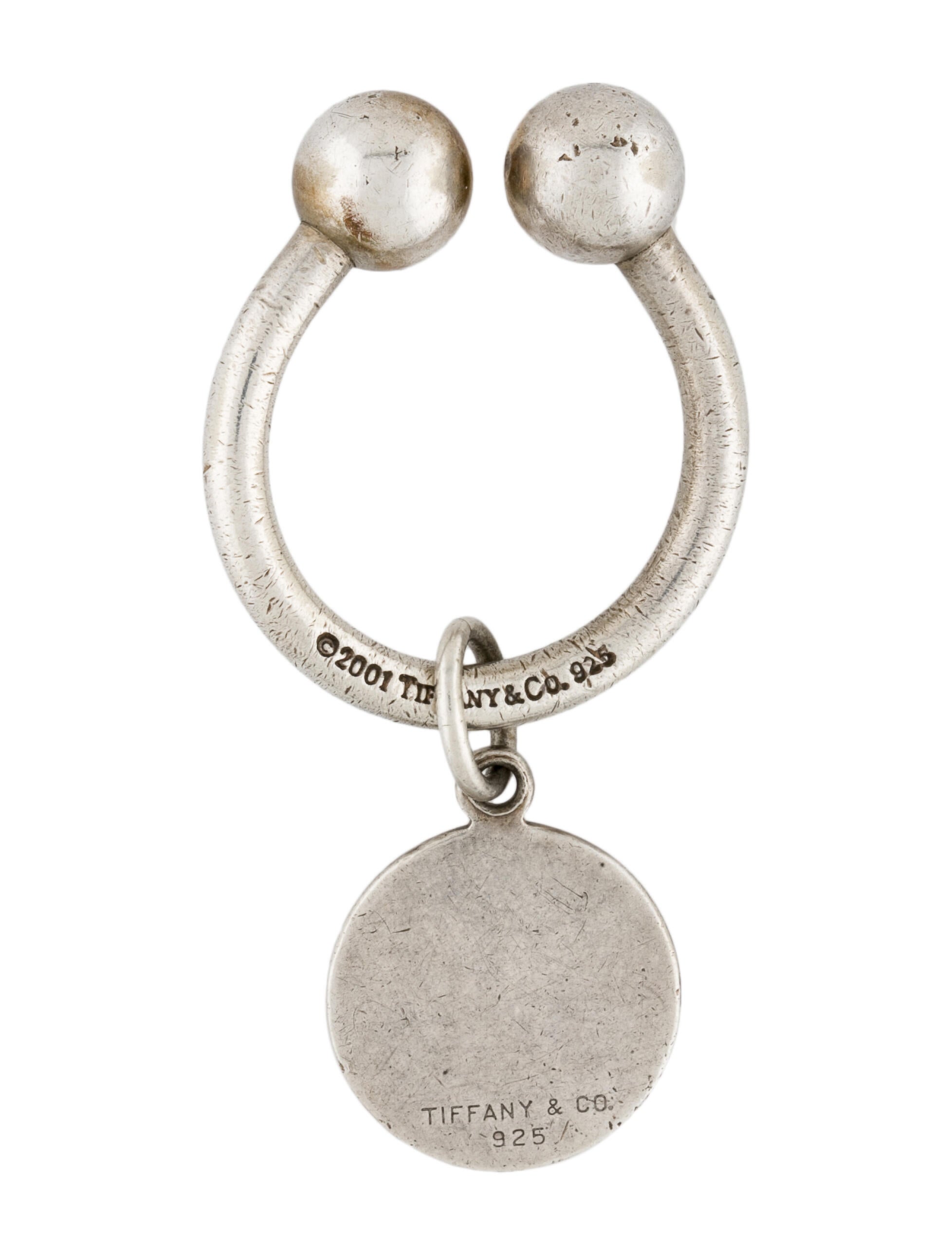 Tiffany & Co. Sterling Silver Key Ring - Silver Keychains, Accessories ...
