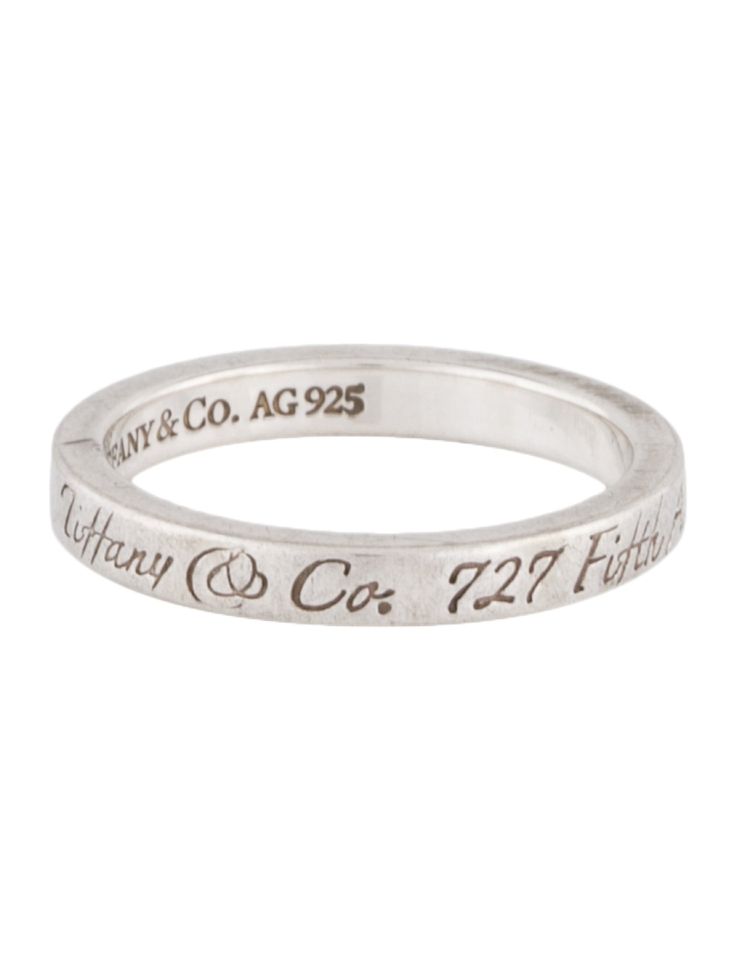 Tiffany & Co. Notes Band - Sterling Silver Band, Rings - TIF263669 ...
