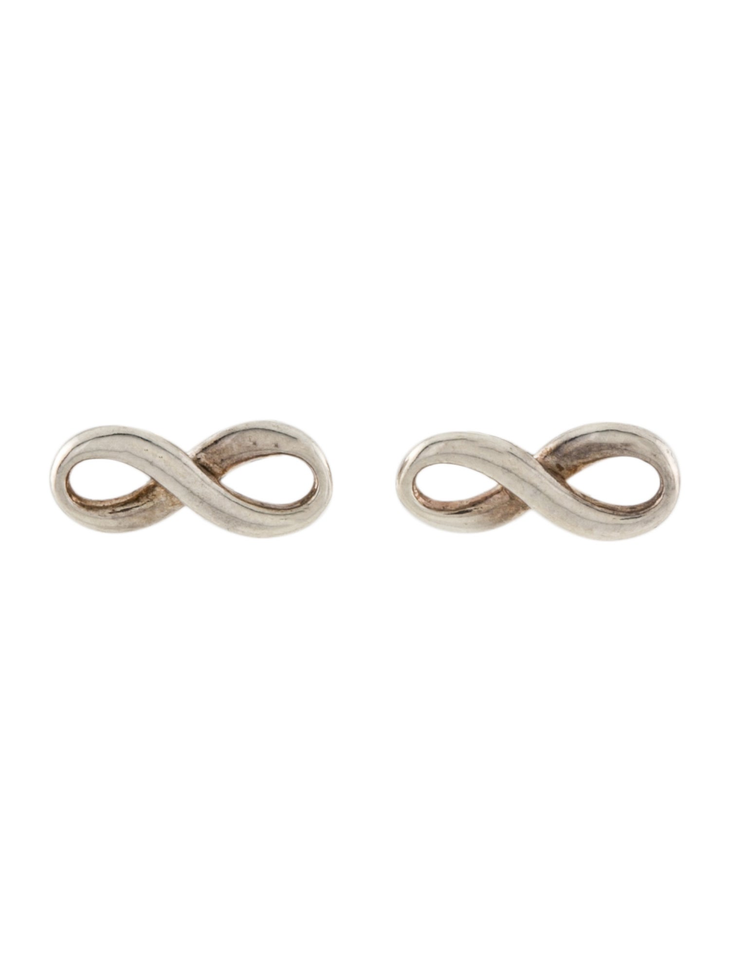 Tiffany & Co. Infinity Stud Earrings - 14K White Gold Stud, Earrings - TIF257578 | The RealReal