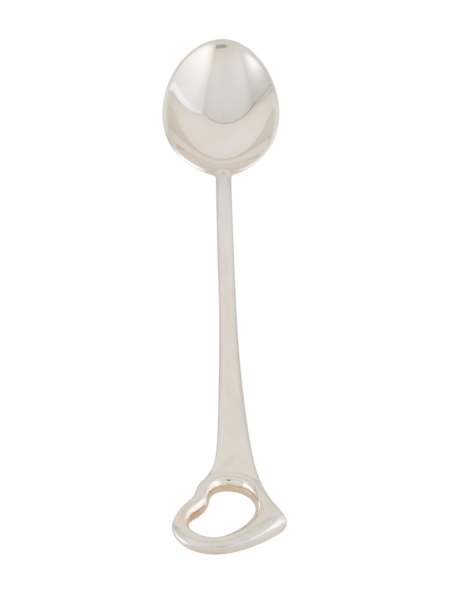 Tiffany & Co. Elsa Peretti Open Heart Sterling Feeding Spoon - Silver ...