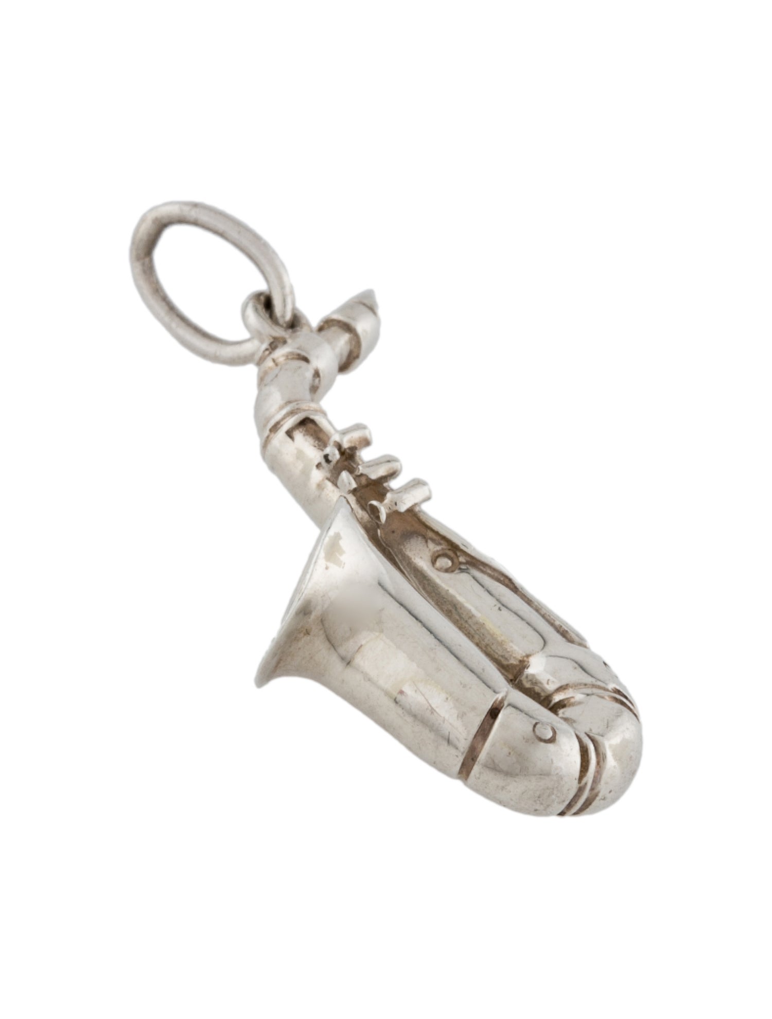 Tiffany & Co. Vintage Saxophone Musical Instrument Charm - Sterling ...