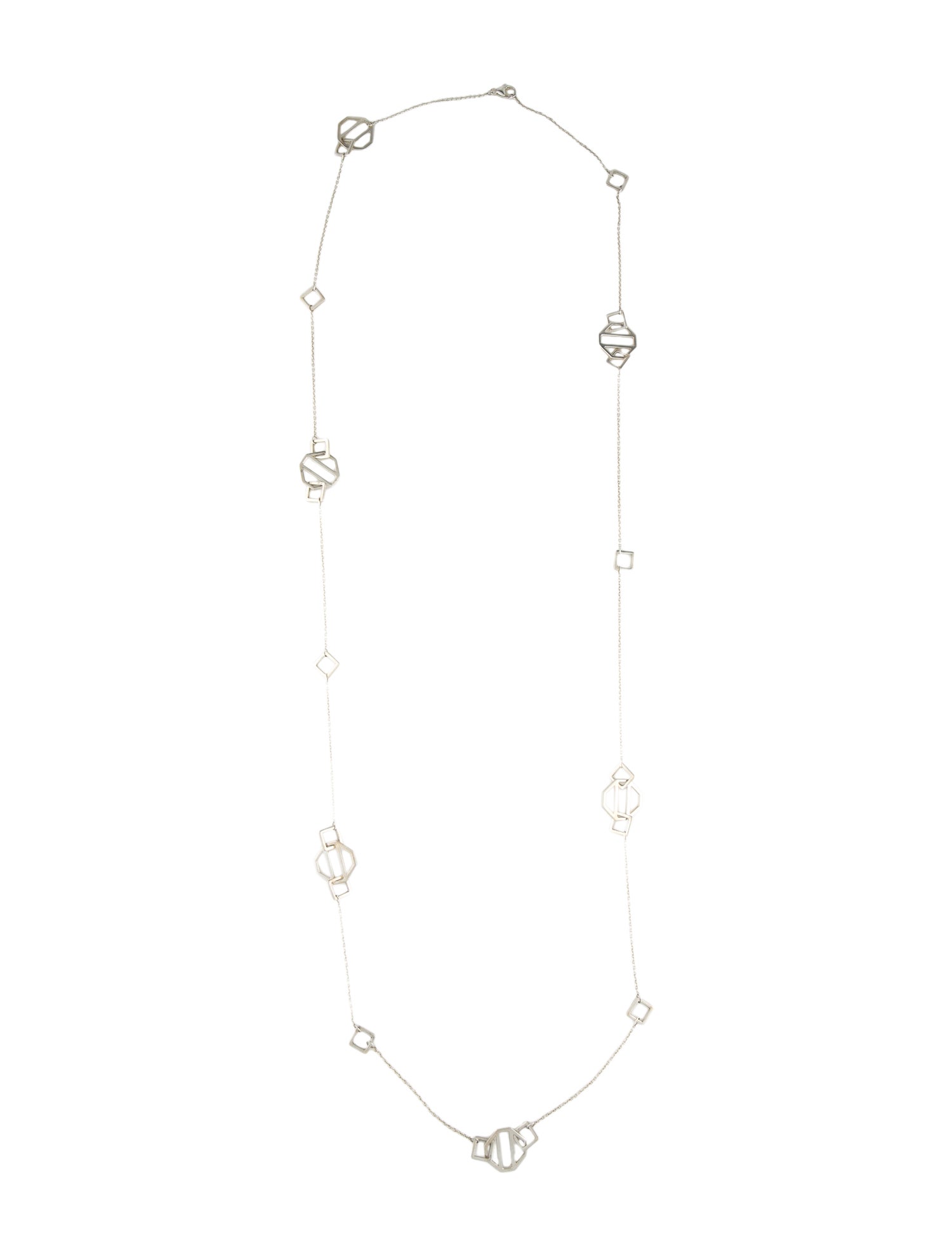 Tiffany & Co. Zellige Station Necklace - Sterling Silver Station ...