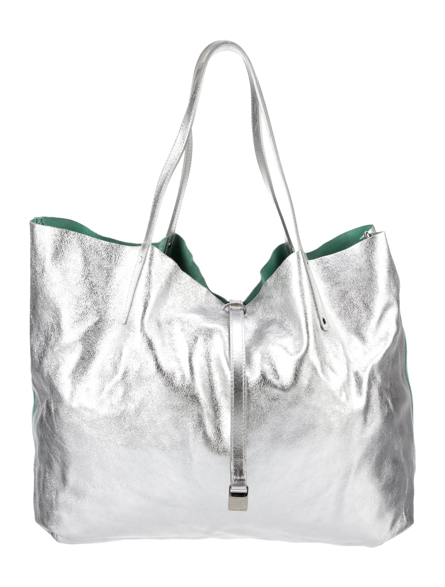 Tiffany & Co. Leather Tote Bag - Metallic Totes, Handbags - TIF267897 ...