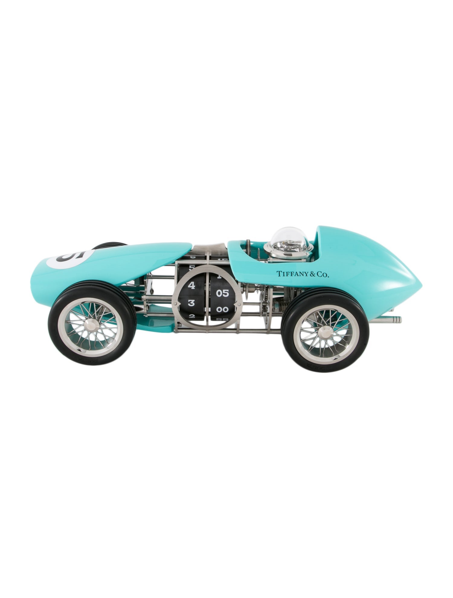 Tiffany & Co. Time For Speed Race Car Clock - Blue Decorative Accents ...