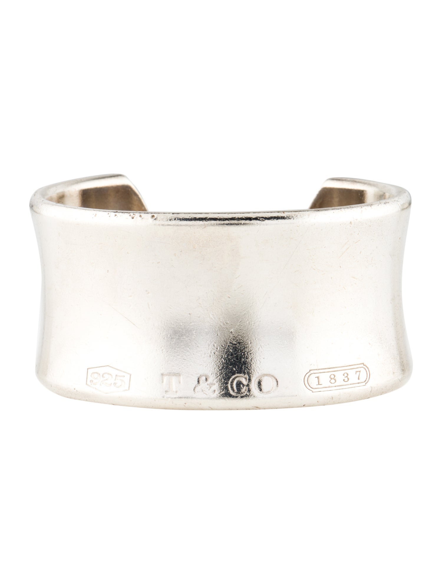 Tiffany & Co. 1837 Wide Cuff Bracelet - Sterling Silver Cuff, Bracelets - TIF268042 | The RealReal
