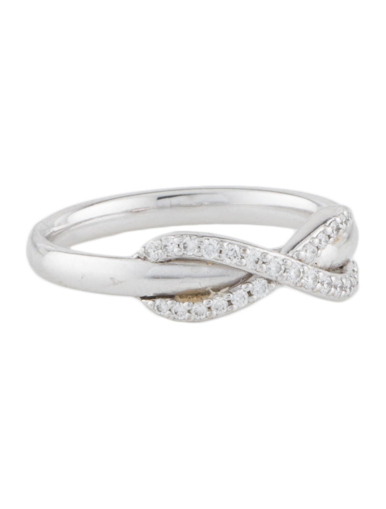 Tiffany & Co. 18K Diamond Infinity Band - 18K White Gold Band, Rings ...