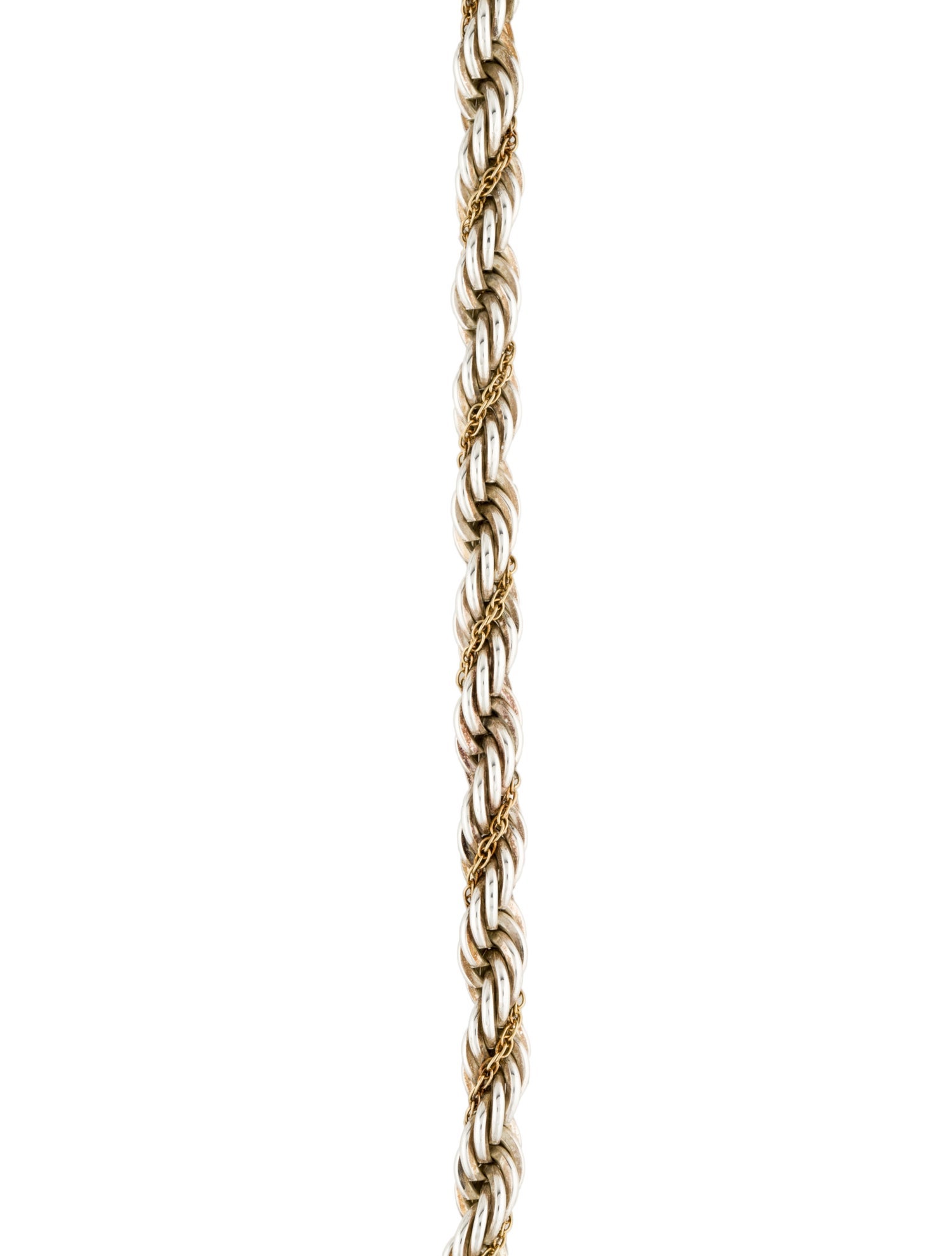Tiffany & Co. Two-Tone Twisted Rope Chain Necklace - Chain, Necklaces ...