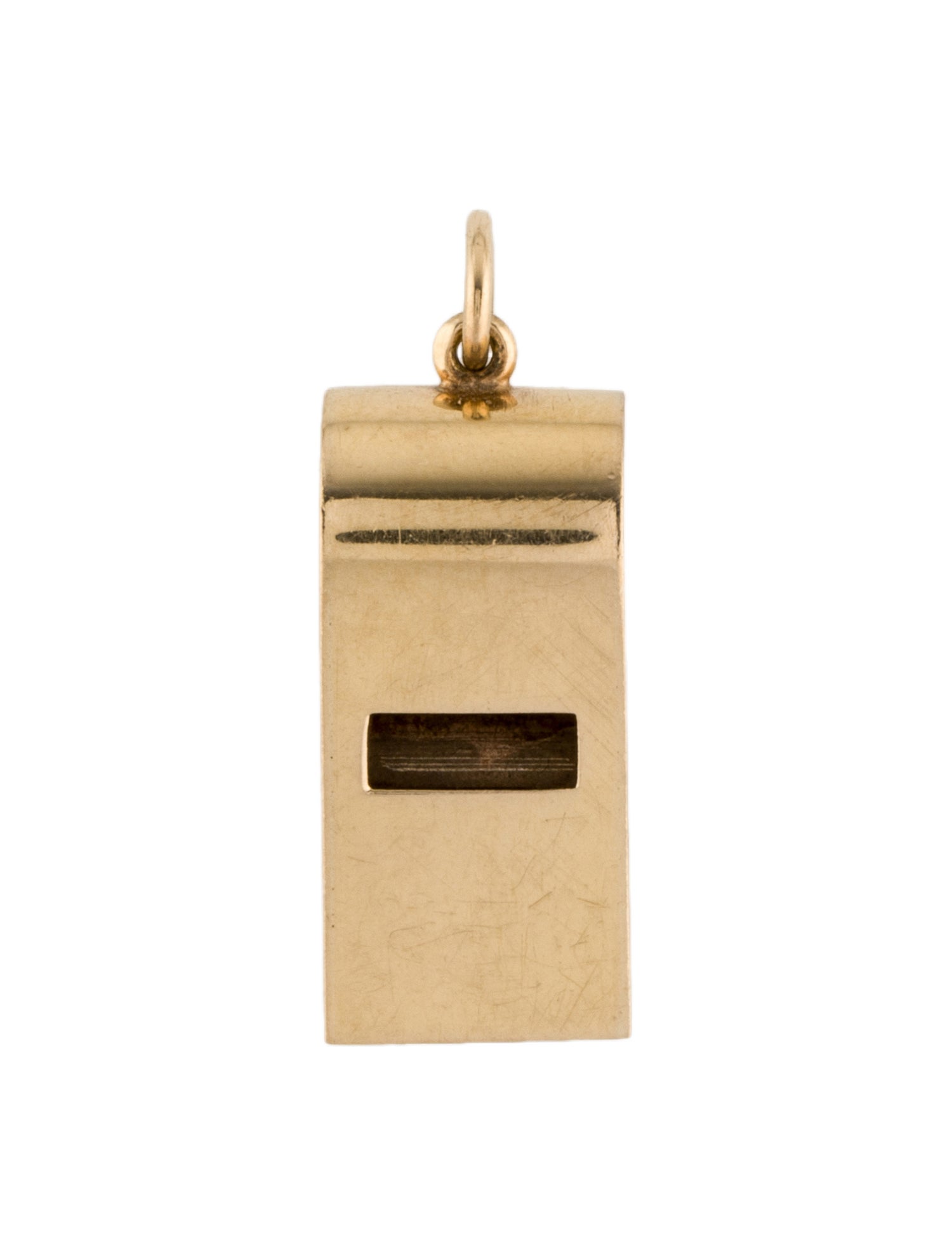 Tiffany & Co. Vintage 14K Whistle Charm - 14K Yellow Gold Pendant ...