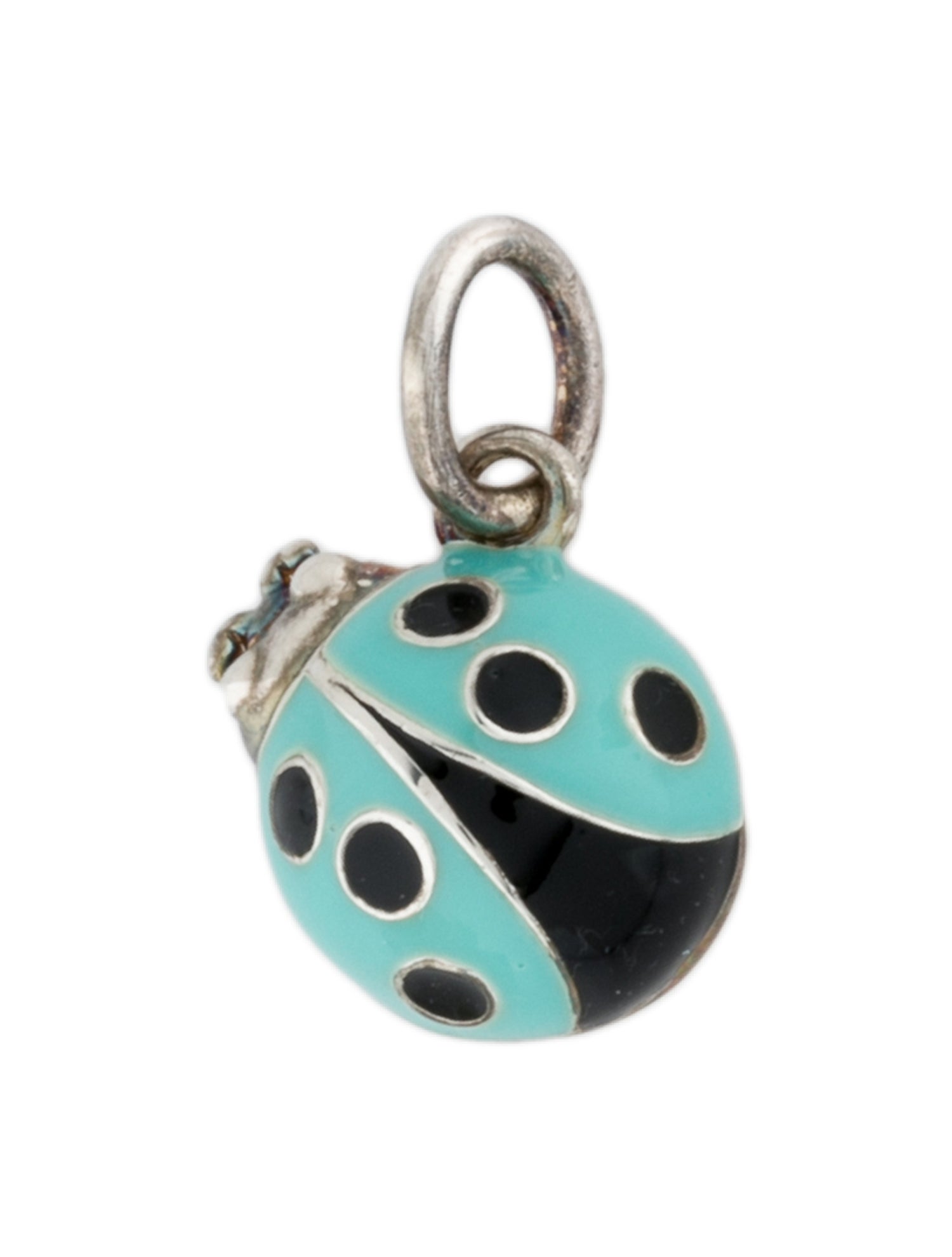 Tiffany & Co. Enamel Ladybug Charm - Sterling Silver - TIF271141 | The ...