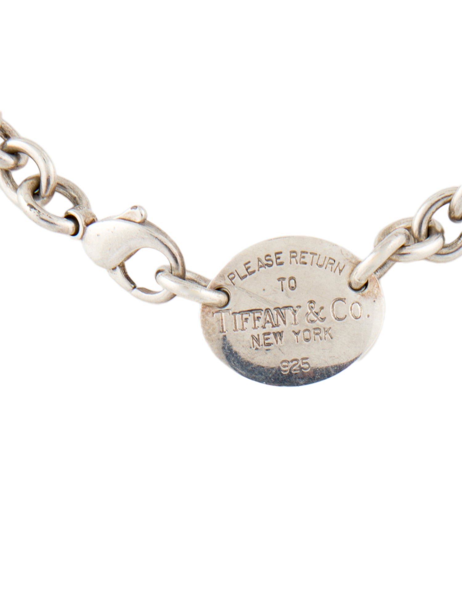 Tiffany & Co. Oval Tag Choker Necklace - Choker, Necklaces - TIF272174 ...
