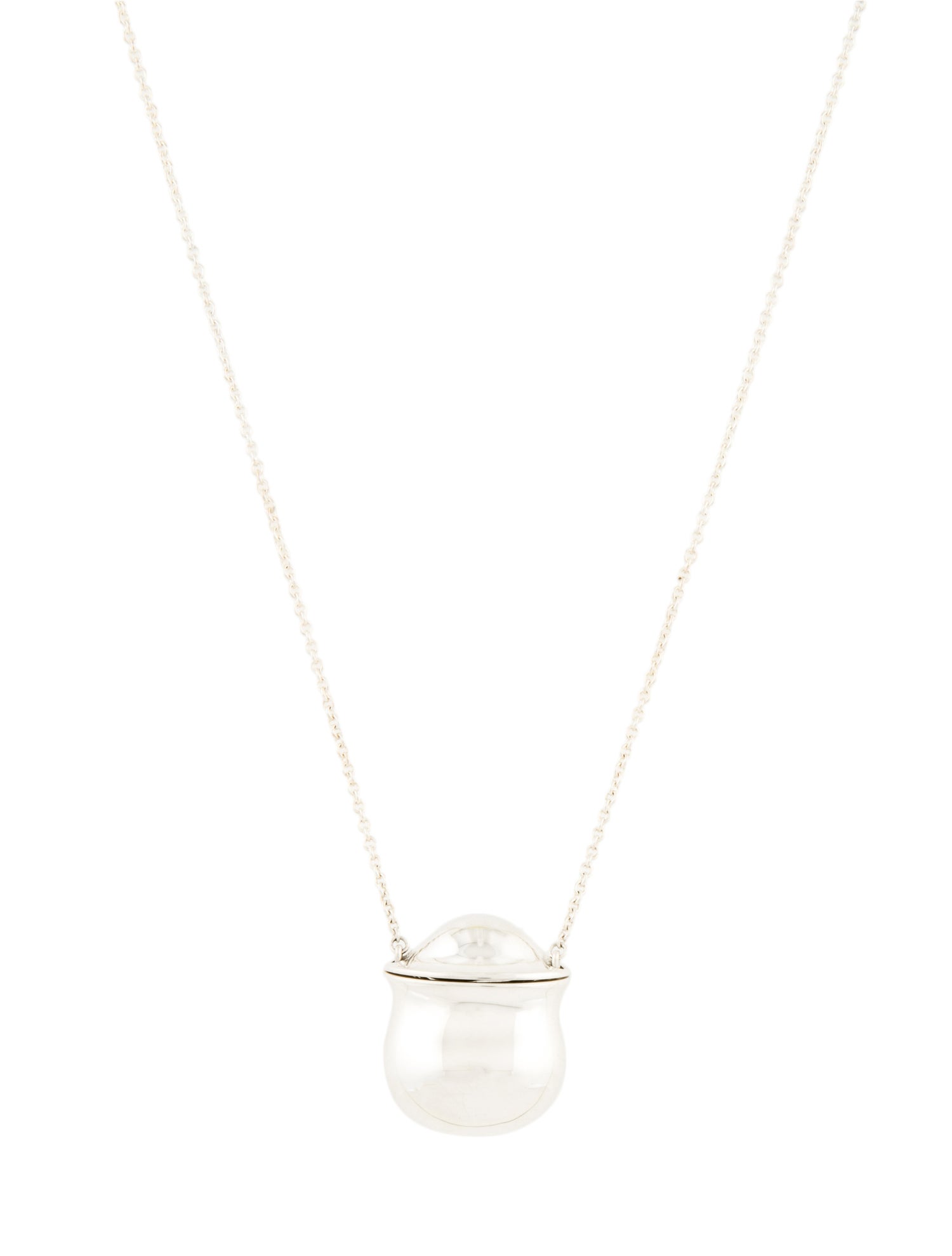 Tiffany & Co. Bottle Inro Pendant Necklace - Sterling Silver Pendant ...