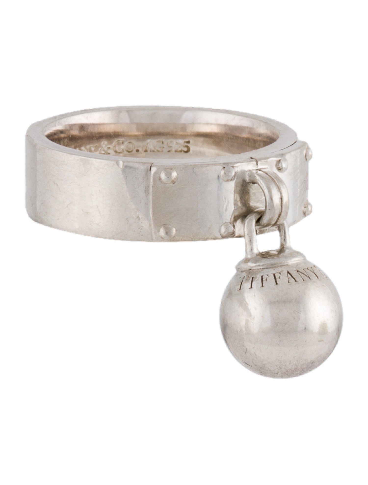 Tiffany & Co. HardWear Ball Dangle Band - Sterling Silver Band, Rings ...