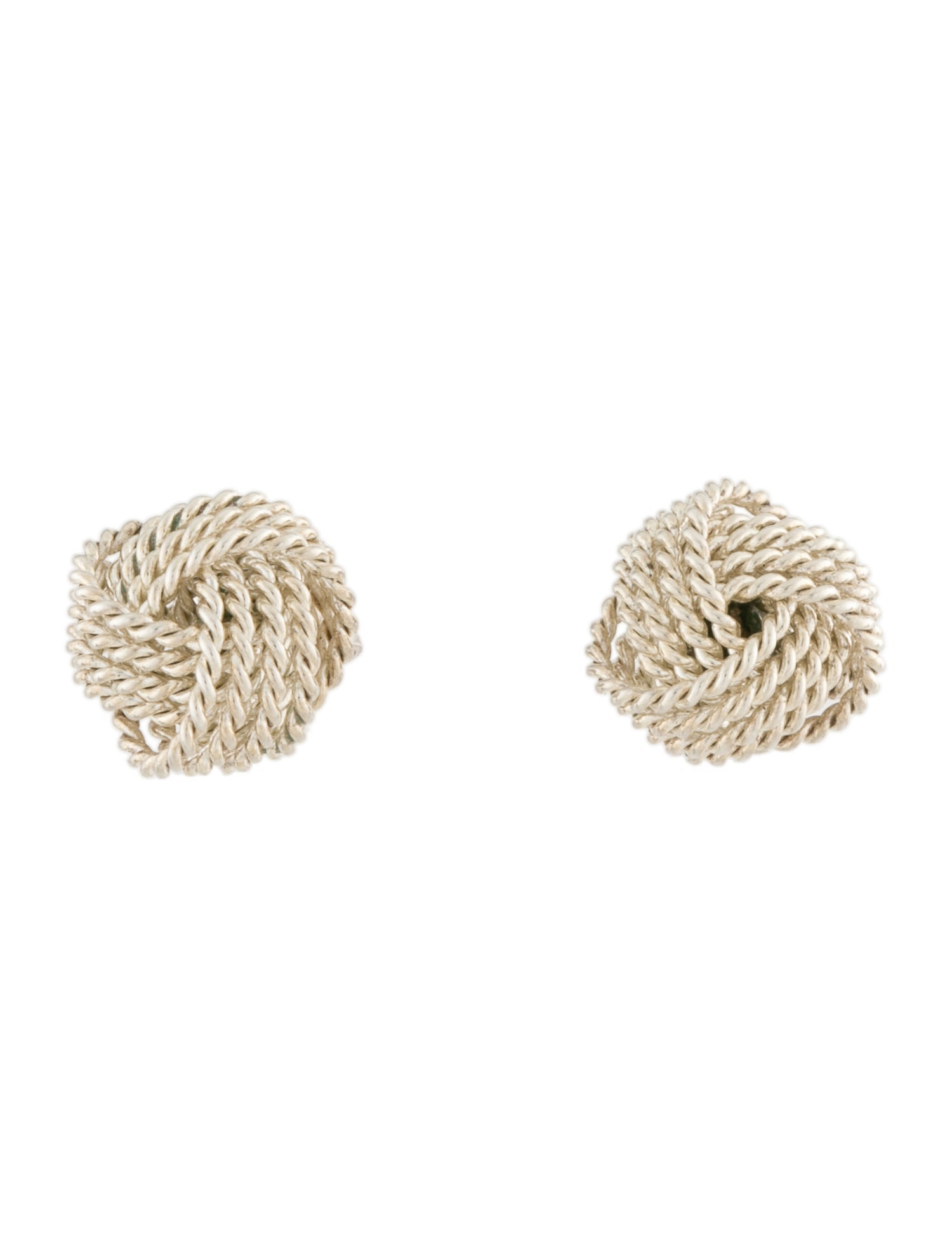 Tiffany & Co. Twist Knot Stud Earrings - Sterling Silver Stud, Earrings ...