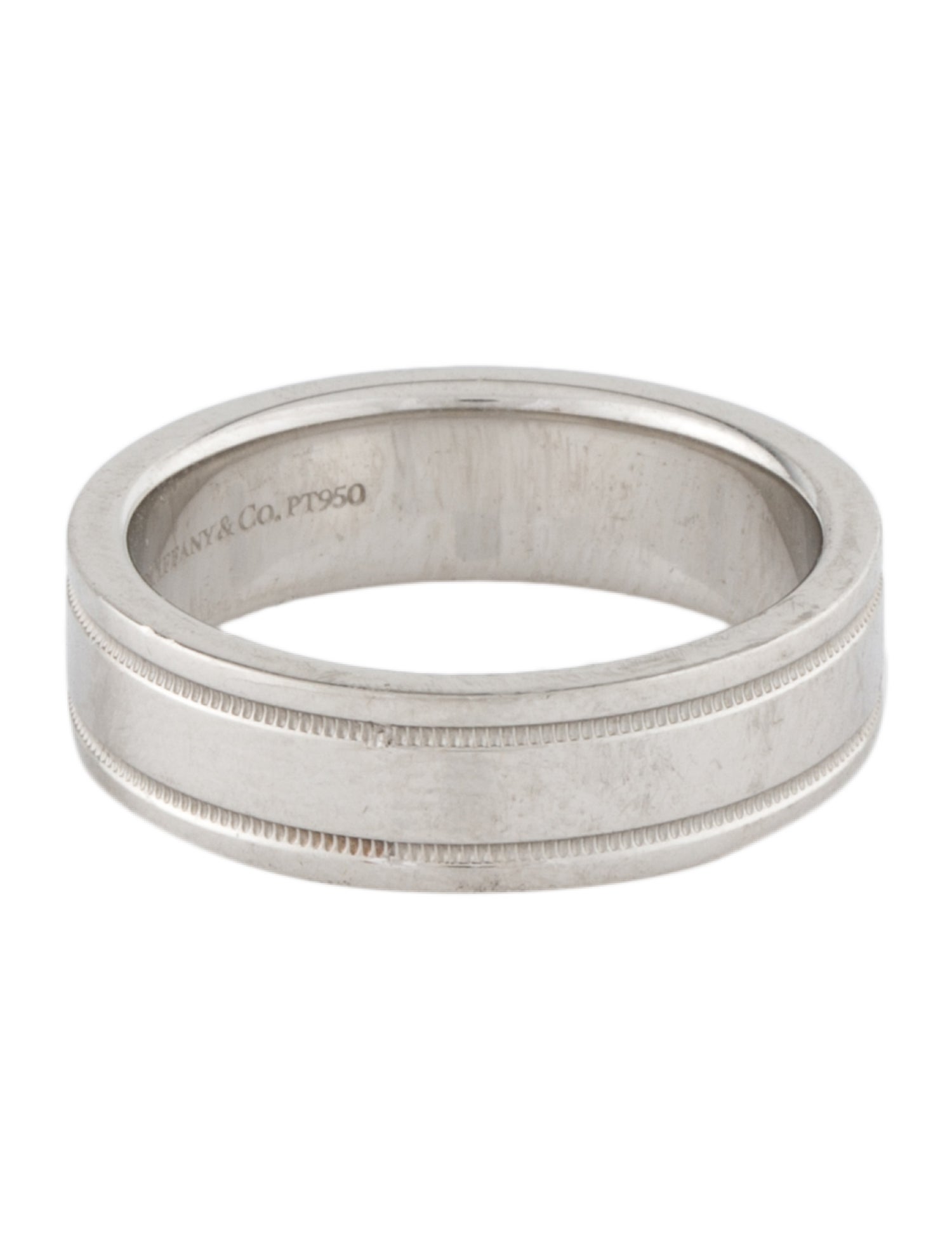 Harry Winston Platinum Milgrain Wedding Band - 950 Platinum Wedding ...