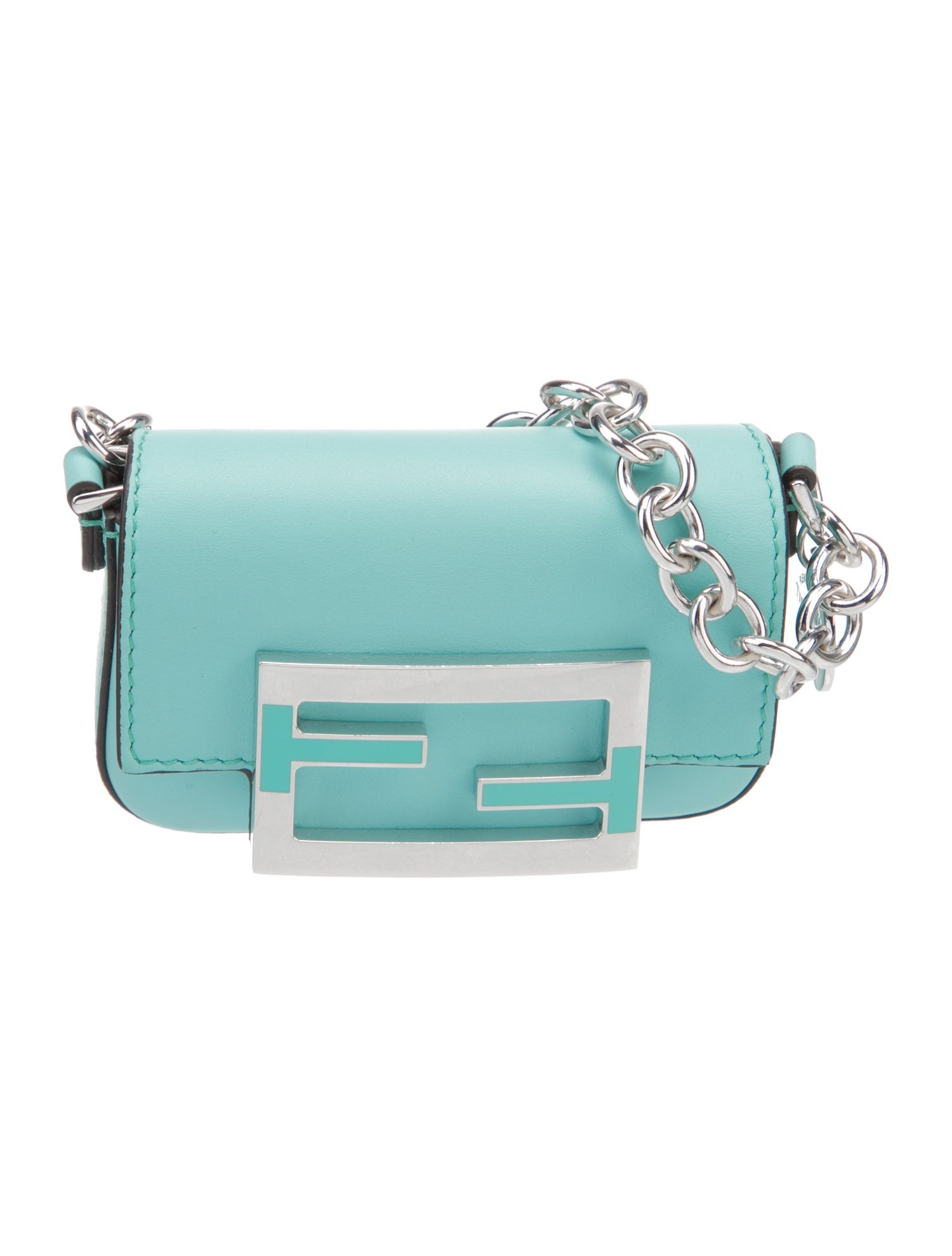 Tiffany & Co. x Fendi Nano Baguette - Blue Mini Bags, Handbags ...