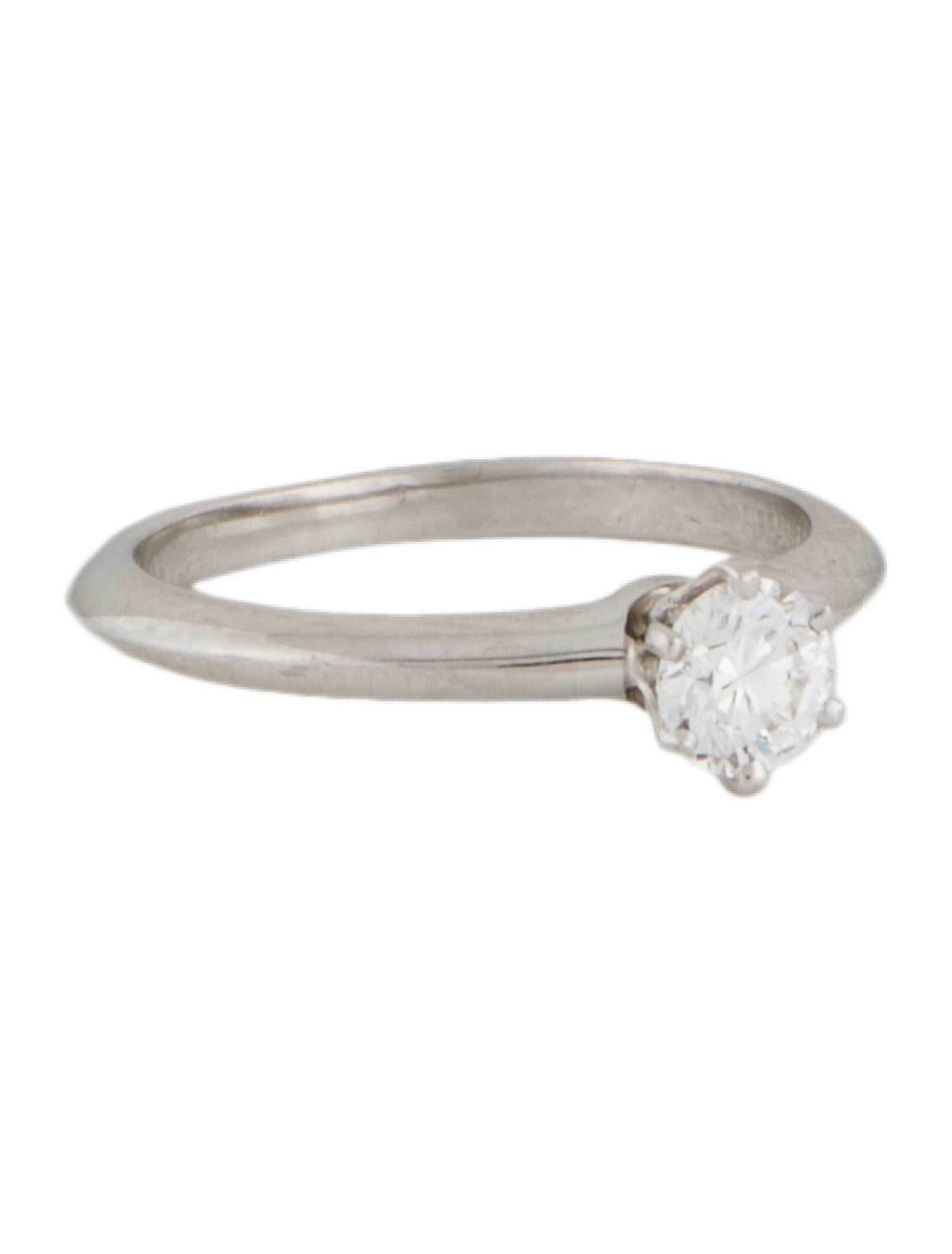 Tiffany & Co. Platinum Diamond The Tiffany® Setting Engagement Ring - 950 Platinum Engagement ...