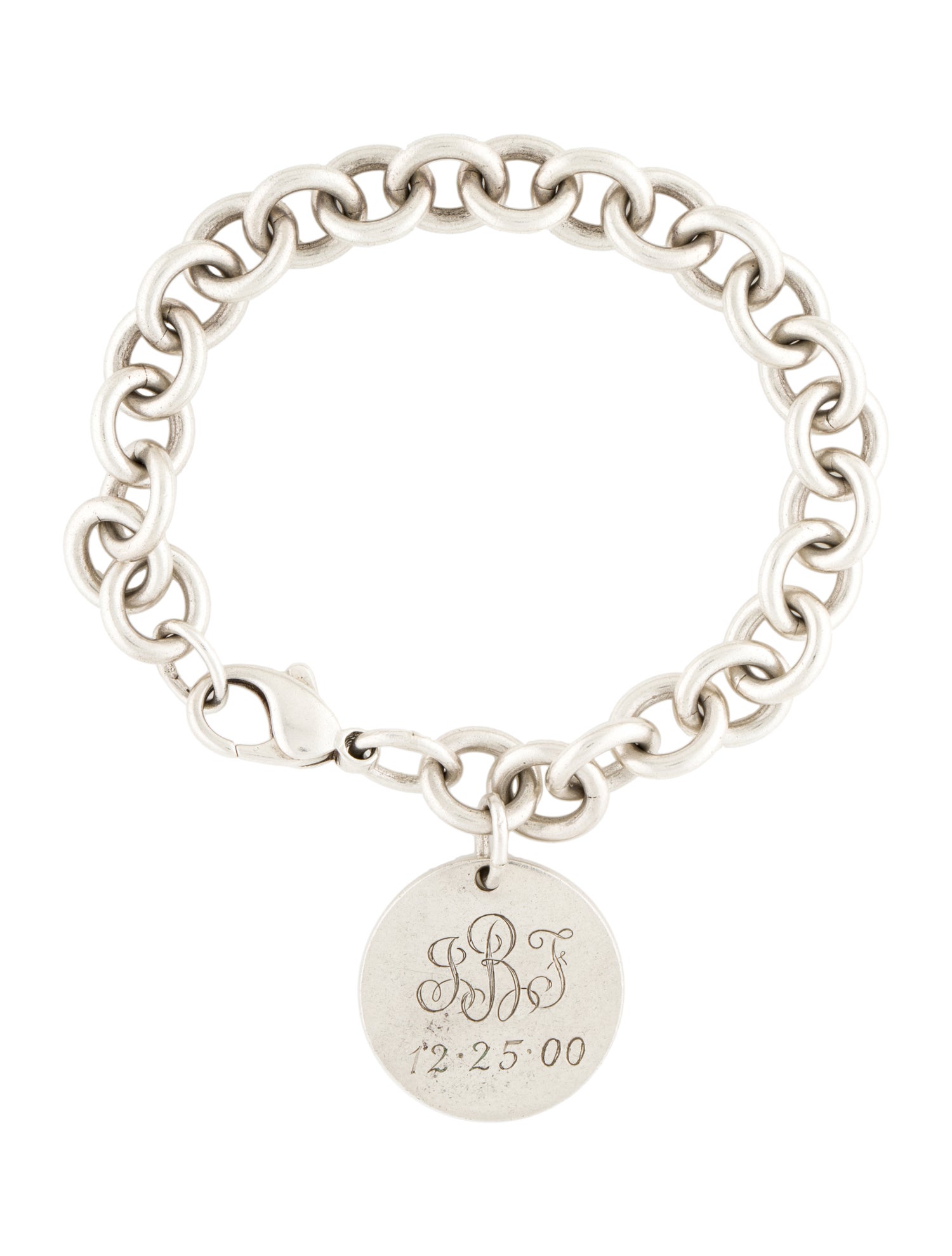 Tiffany & Co. Round Tag Bead Bracelet - Sterling Silver Bead, Bracelets ...