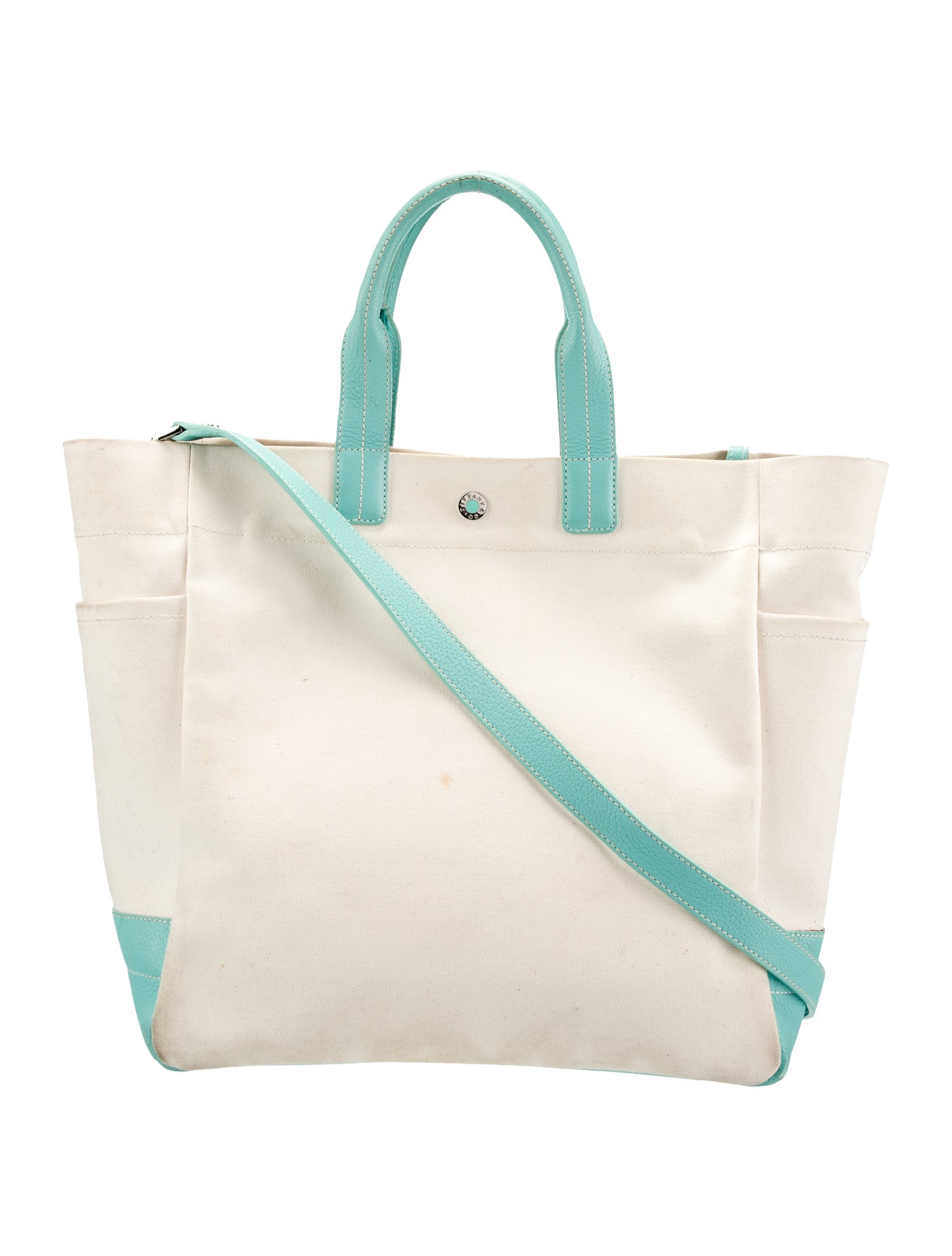 Tiffany & Co. Canvas Tote Bag - Neutrals Totes, Handbags - TIF276983 ...