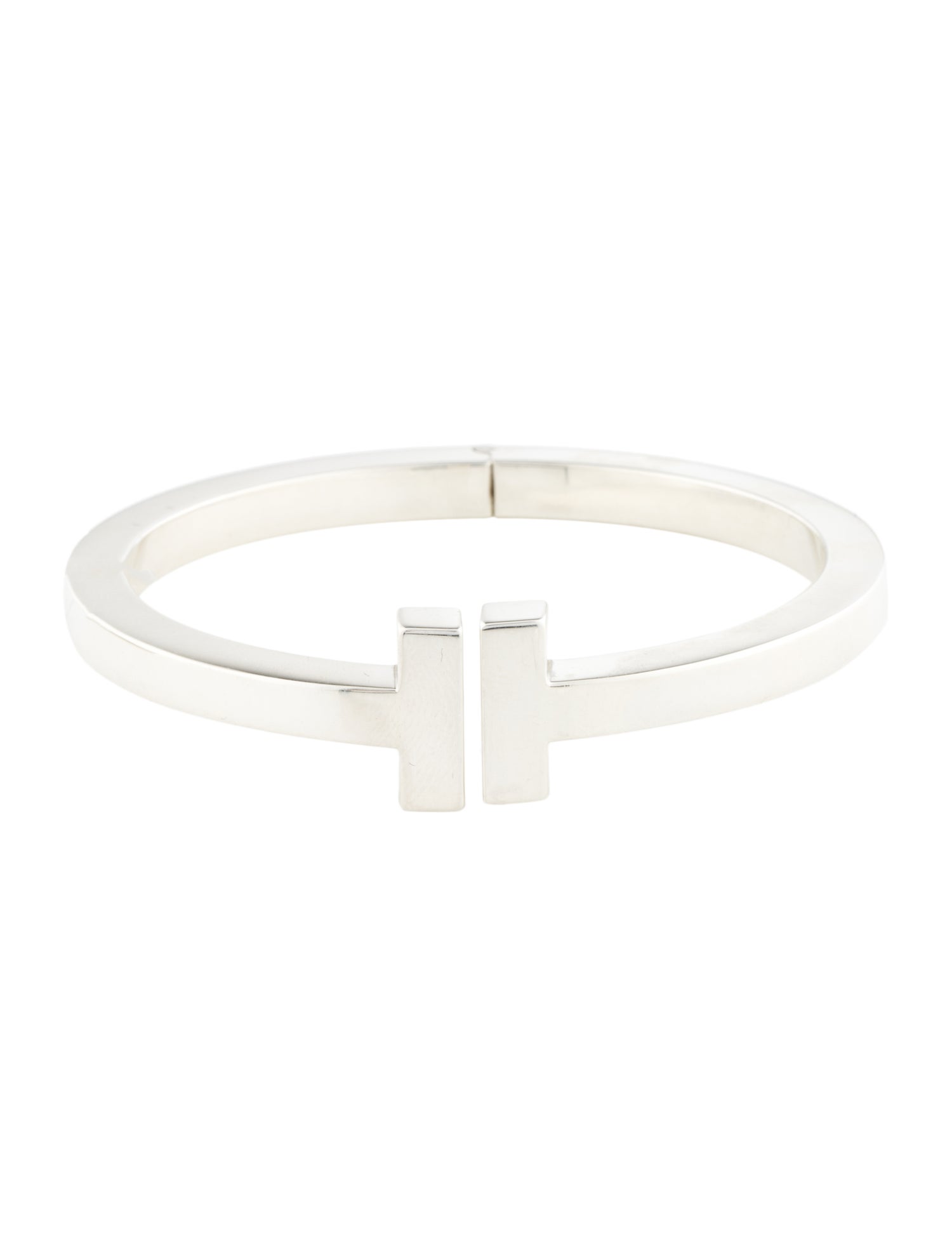 Tiffany & Co. T Square Cuff Bracelet - Sterling Silver Bangle ...