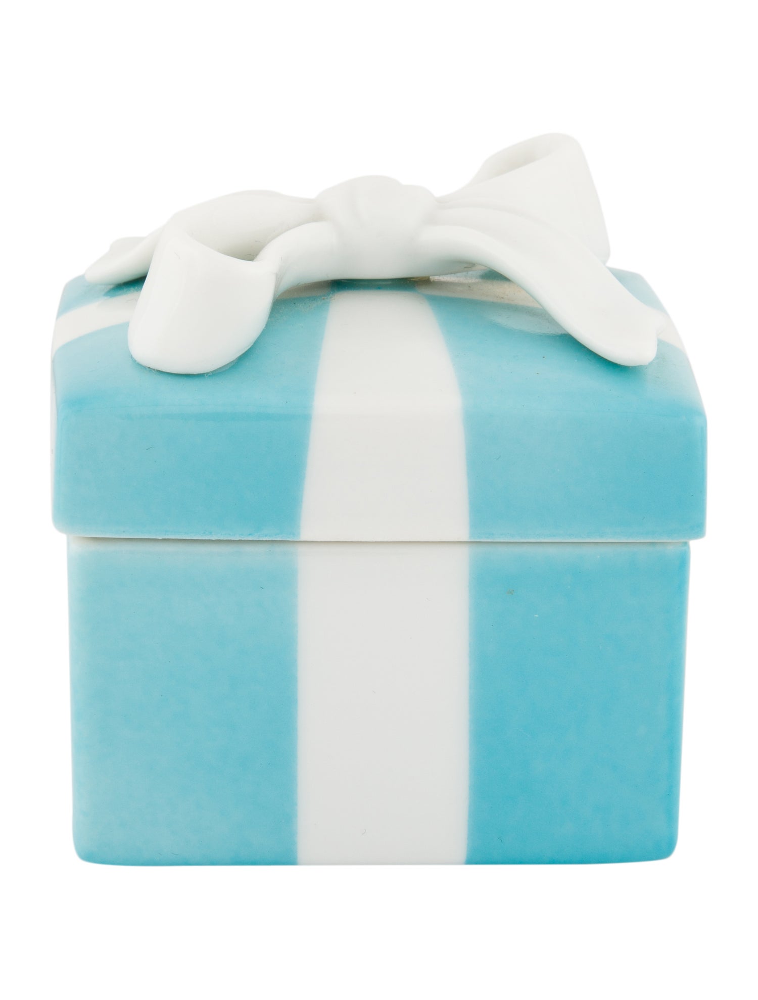 Tiffany & Co. Mini Porcelain Gift Box - Blue Decorative Accents, Decor ...
