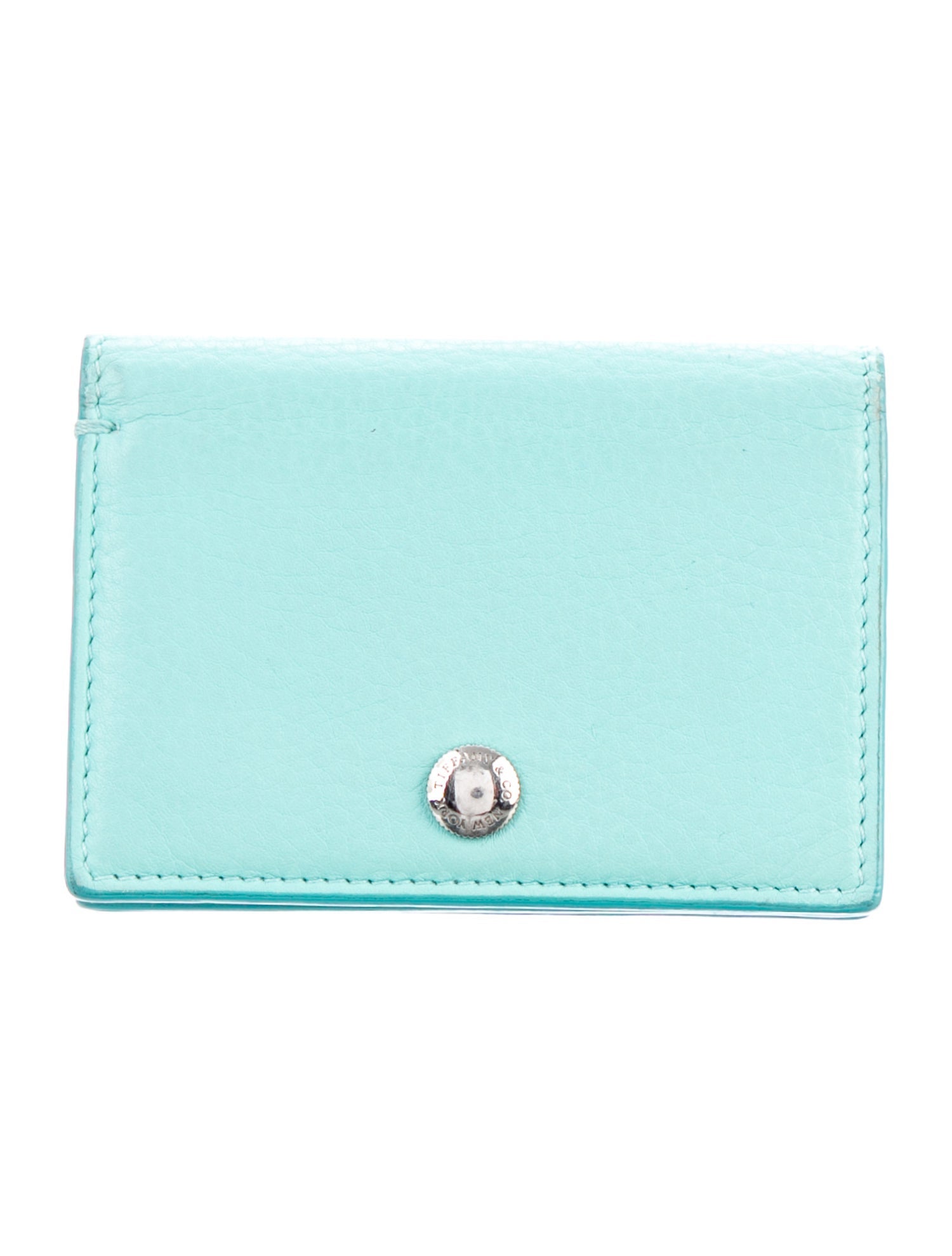 Tiffany & Co. Leather Wallet - Blue Wallets, Accessories - TIF278351 ...