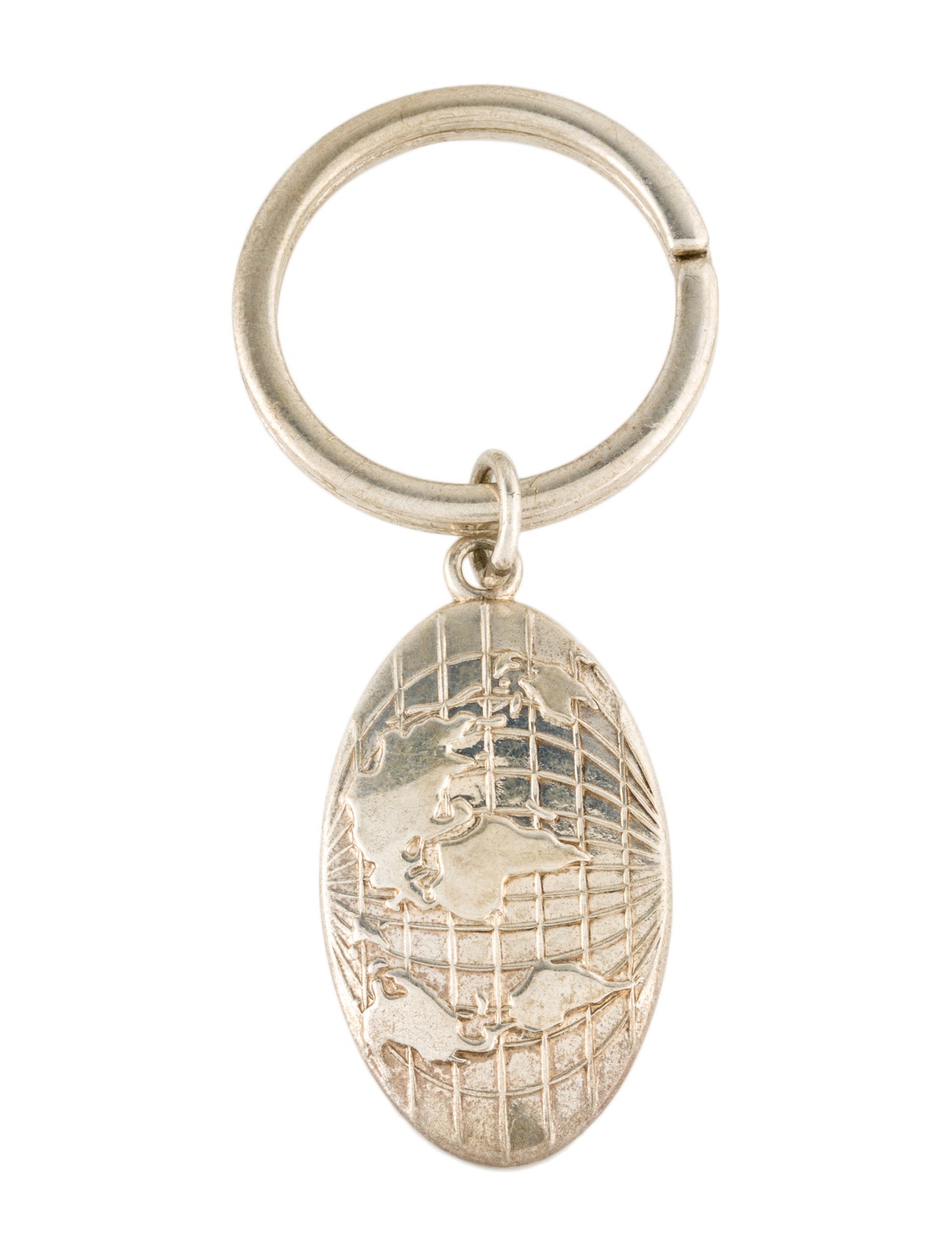 Tiffany & Co. Tiffany & Co World Map Keychain - Silver Keychains ...