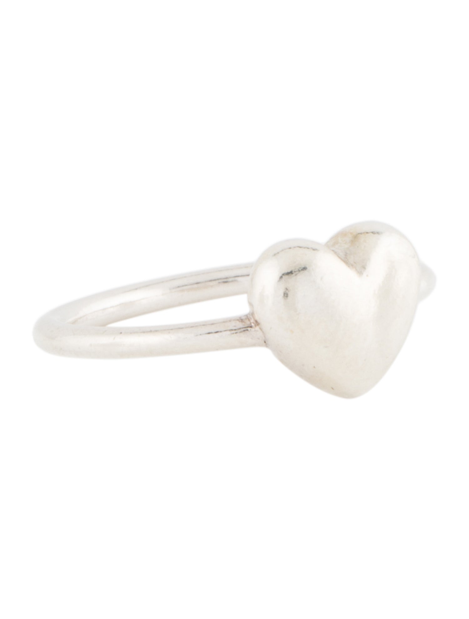 Tiffany & Co. Puffed Heart Ring - Sterling Silver Cocktail Ring, Rings ...