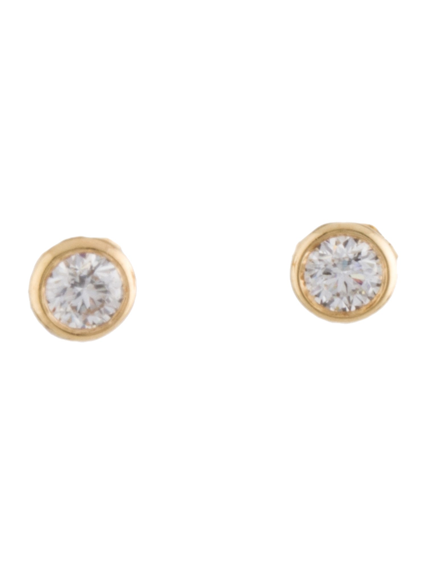 Tiffany & Co. 18K Diamonds By The Yard Stud Earrings - 18K Yellow Gold ...