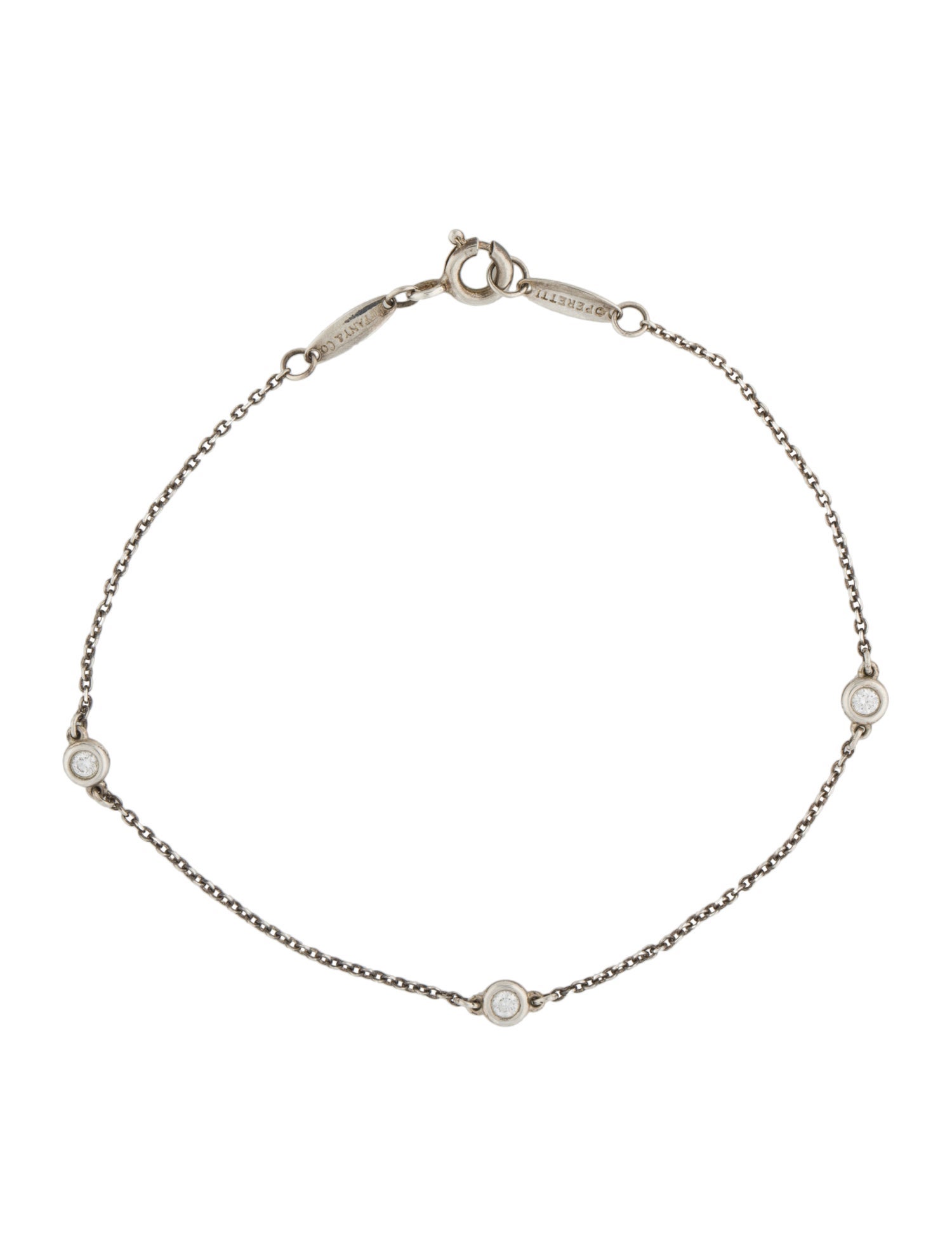 Tiffany & Co. 18K Diamonds By The Yard Bracelet - 18K Yellow Gold ...