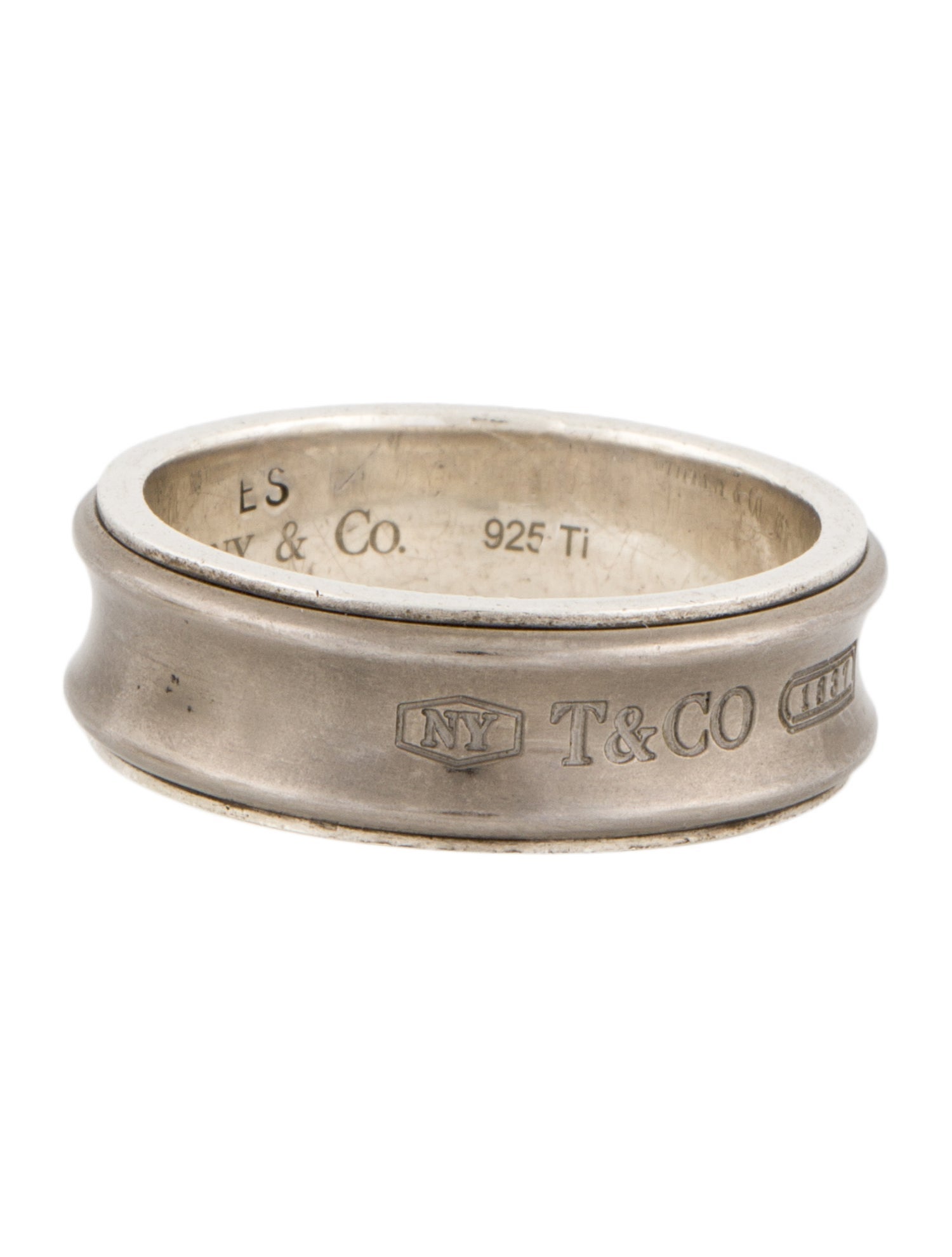Tiffany & Co. 1837 Titanium Band - Sterling Silver Band, Rings - TIF281643 | The RealReal