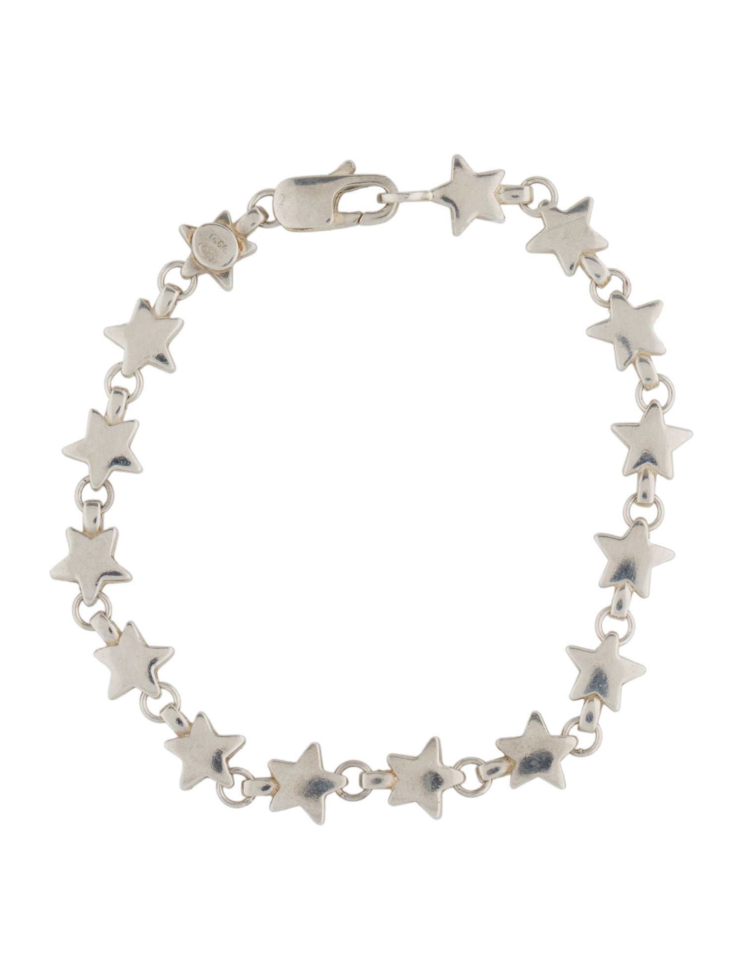 Tiffany & Co. Vintage Star Link Bracelet - Sterling Silver Link, Bracelets - TIF281682 | The ...