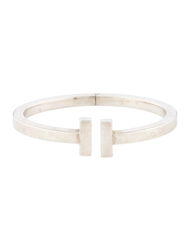 Tiffany & Co. T Square Cuff Bracelet - Sterling Silver Bangle ...
