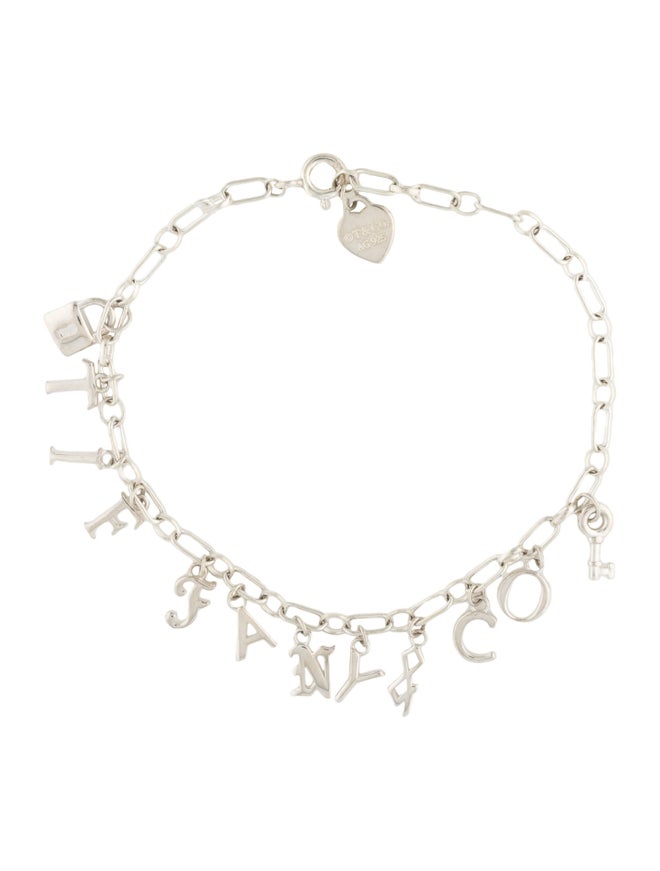 Tiffany & Co. Tiffany Blue Love Notes Dangle Charm Bracelet - Charm ...