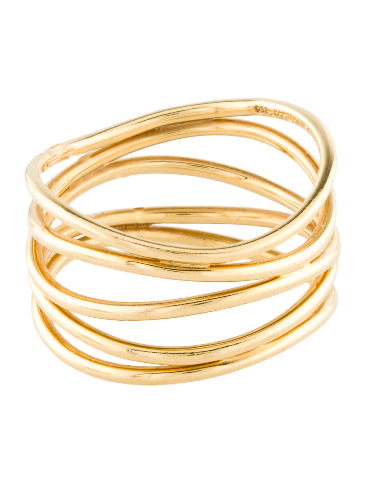 Tiffany & Co. 18k Yellow Gold Elsa Peretti Wave Ring - 18K Yellow Gold ...