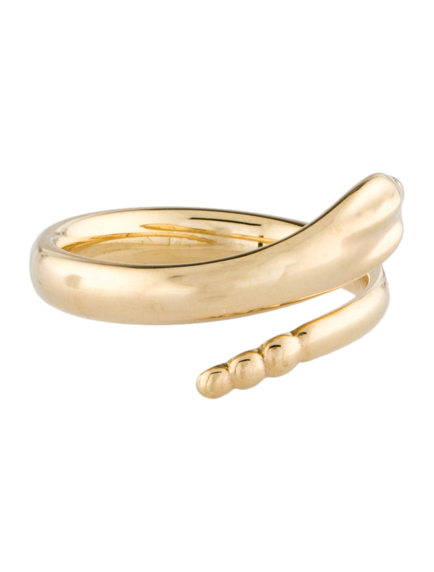 Tiffany & Co. 18K Elsa Peretti® Snake Ring - 18K Yellow Gold Band ...