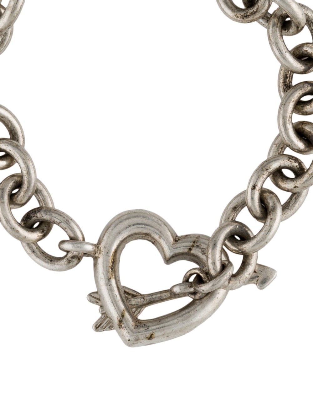 Tiffany & Co. Vintage Heart & Arrow Toggle Bracelet - Sterling Silver ...