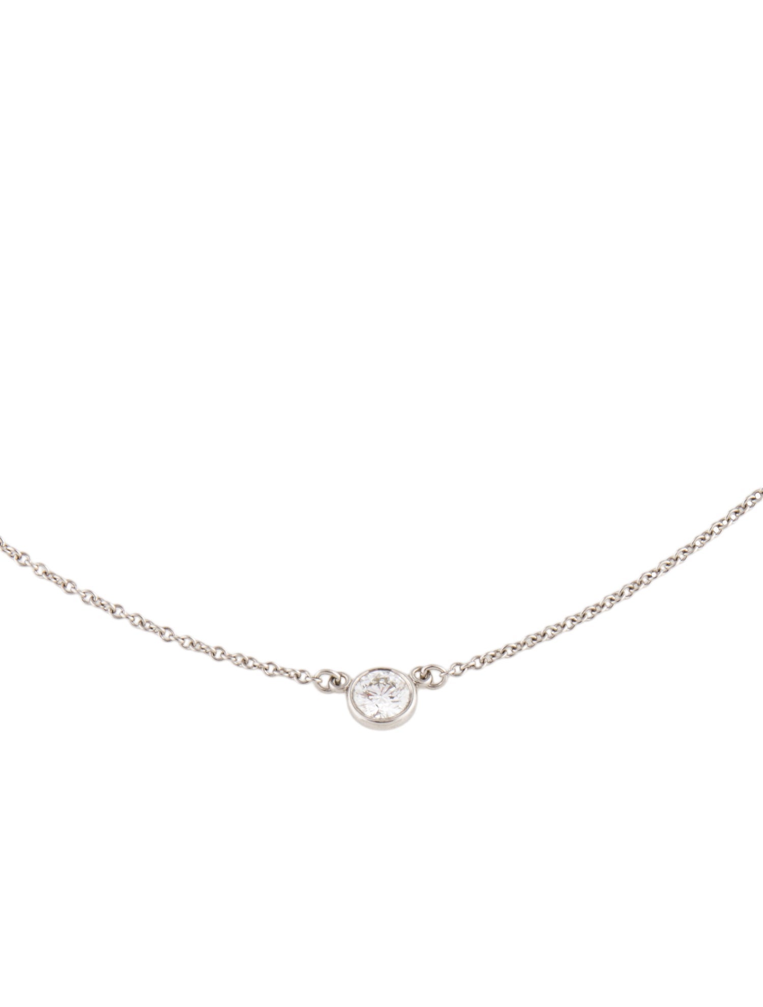 Tiffany & Co. Platinum Diamonds by the Yard® Pendant Necklace - 950 ...