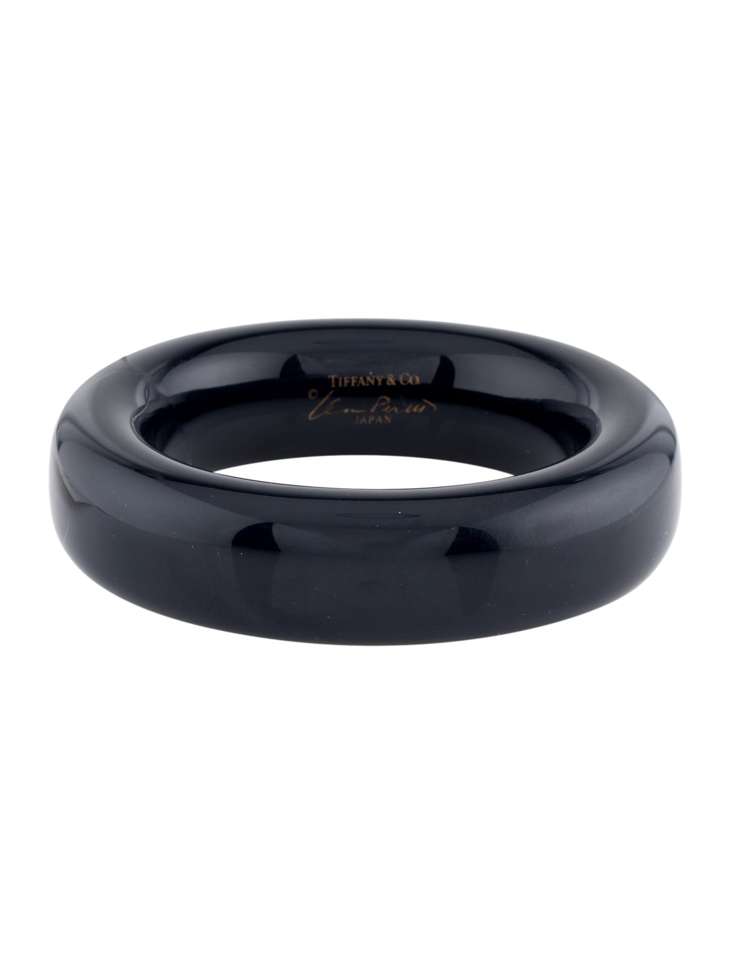 Hermès Lacquer & Wood Ariodante Bangle Bracelet - Black Bangle ...