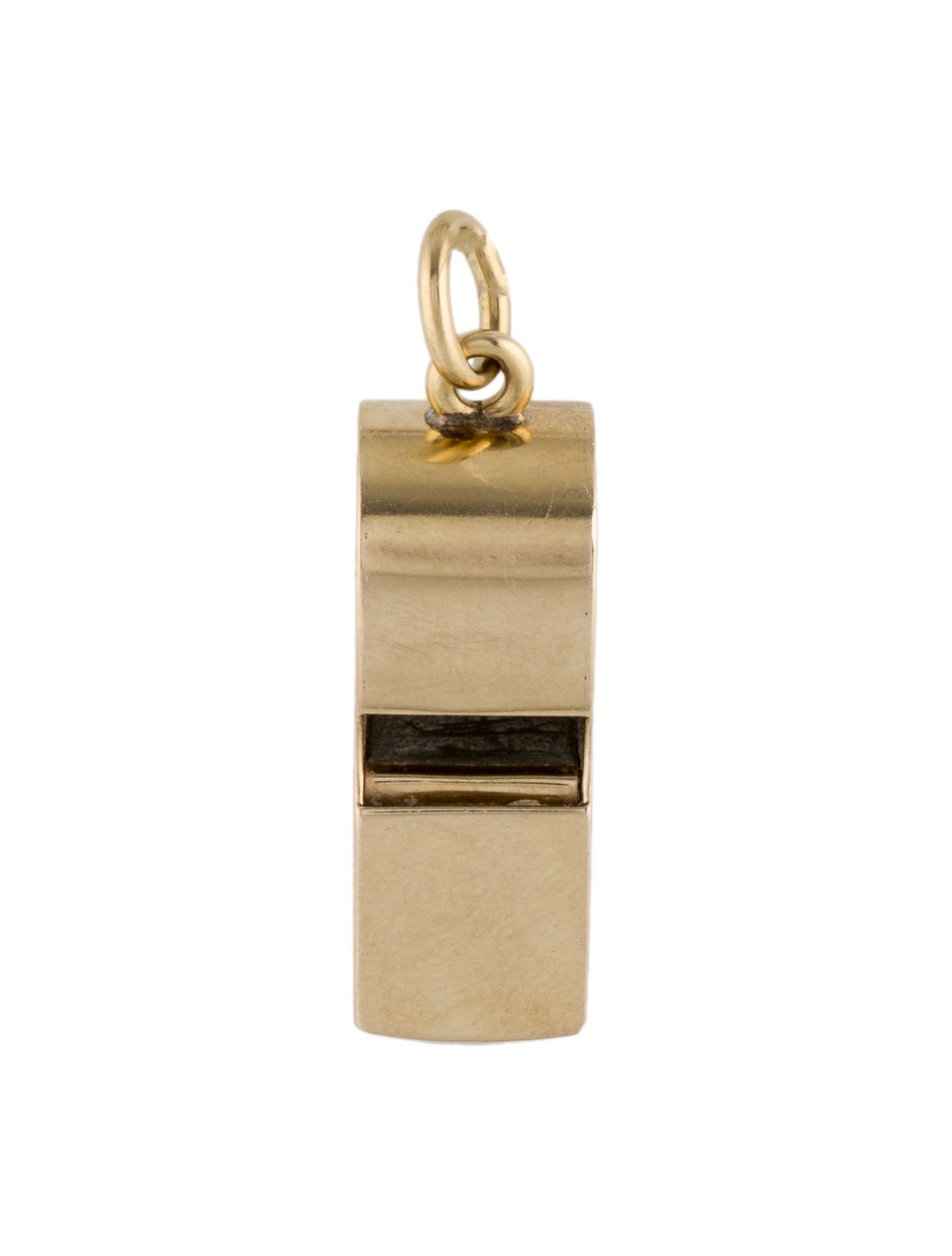 Tiffany & Co. Vintage 14K Whistle Charm Pendant - 14K Yellow Gold ...